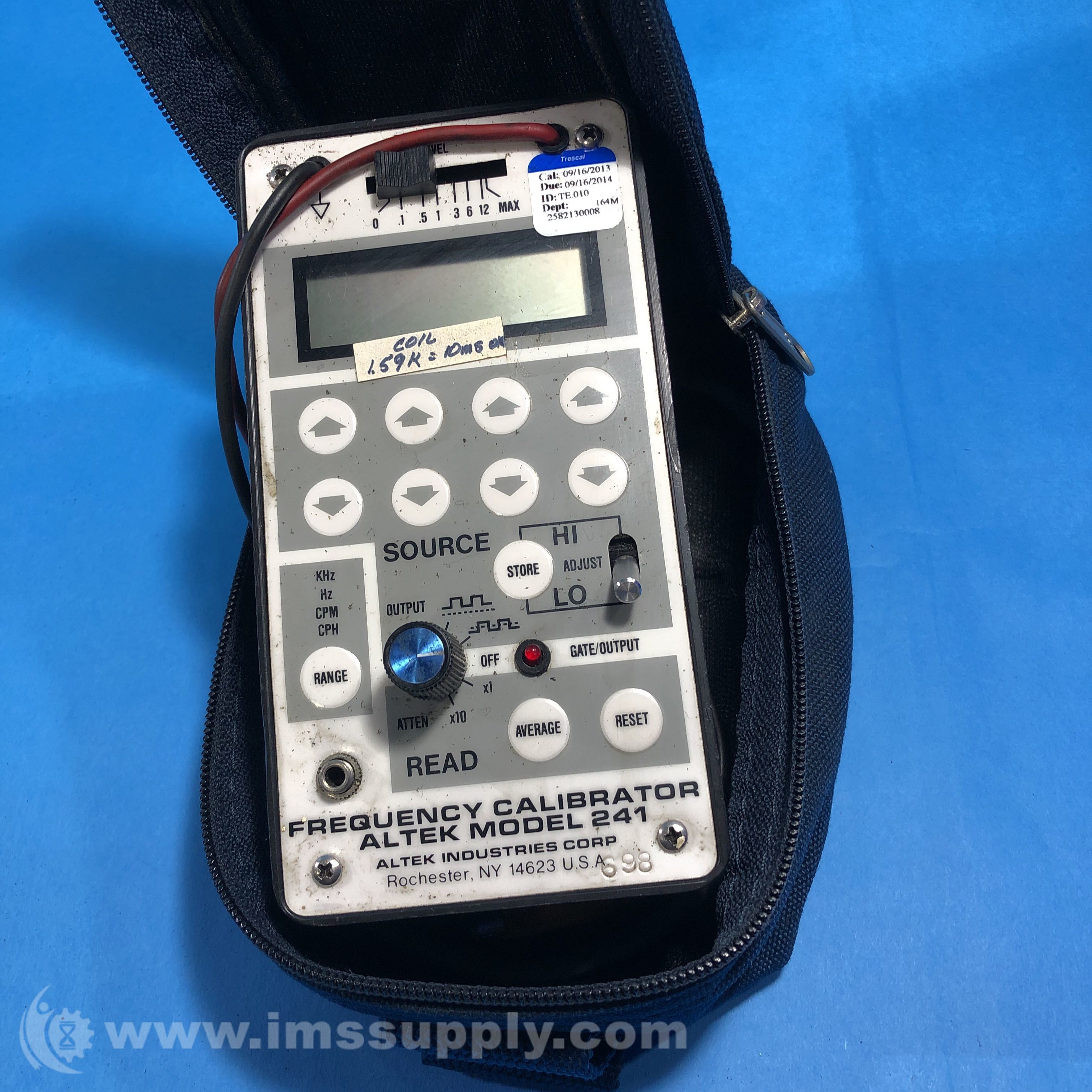 Altek 241 Frequency Calibrator Tester Meter - IMS Supply