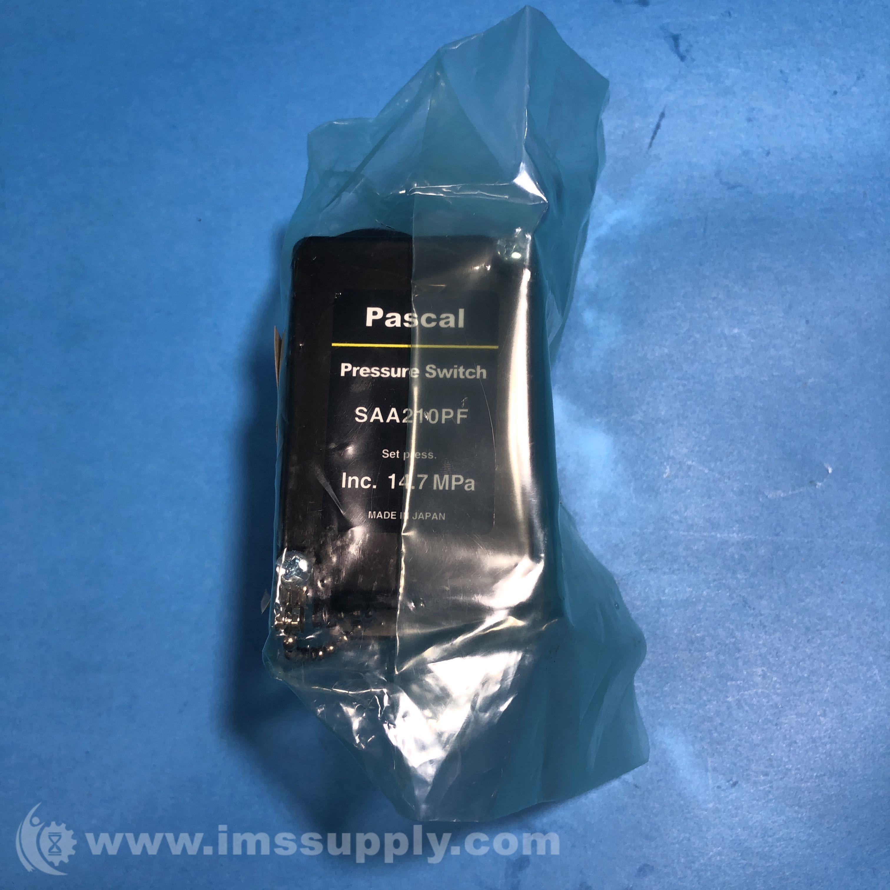 Pascal SAA210PF Pressure Switch, 8.82 MPa - IMS Supply