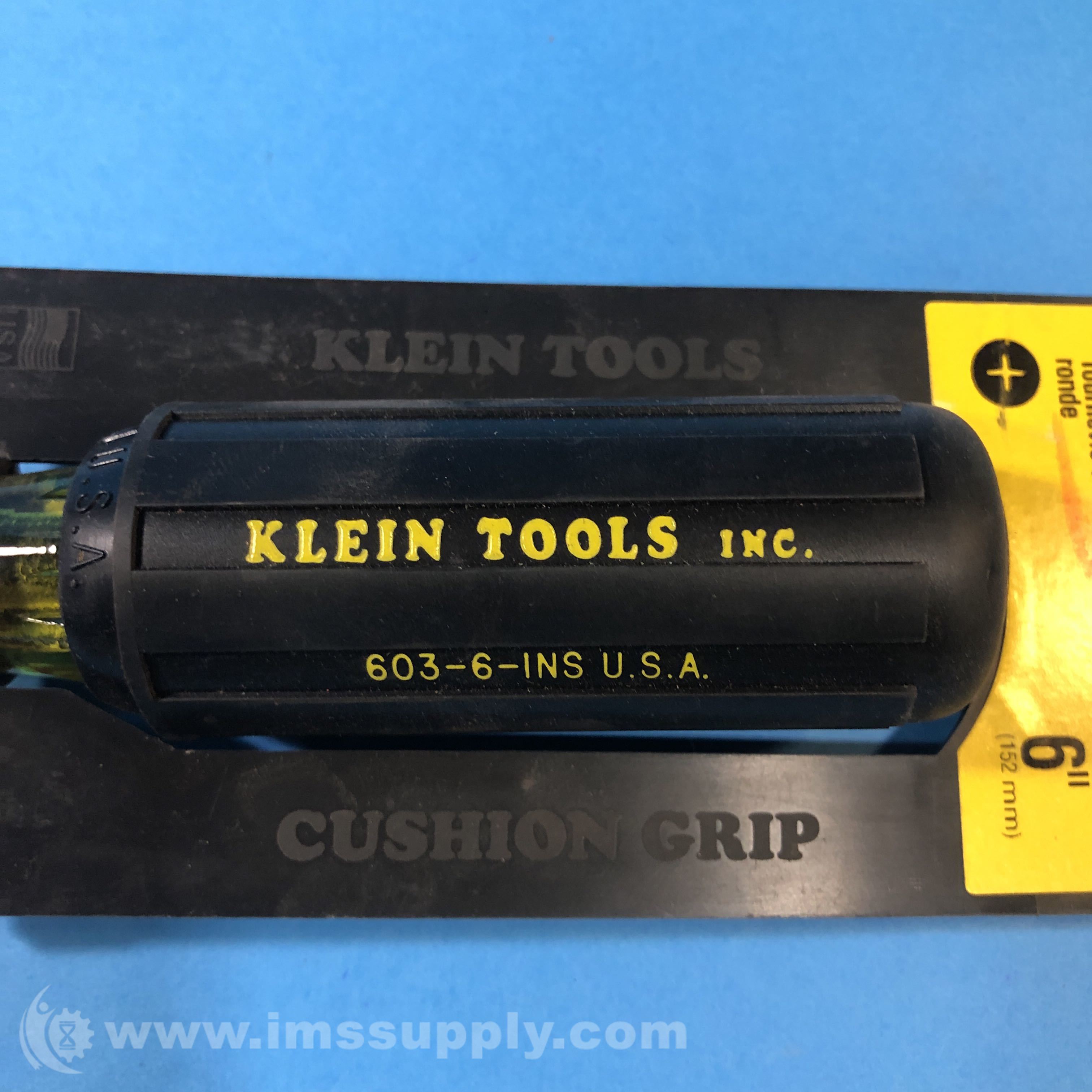 Klein Tools 603-6-INS Insulated No. 3 Phillips RS 6 Screwdriver - IMS ...