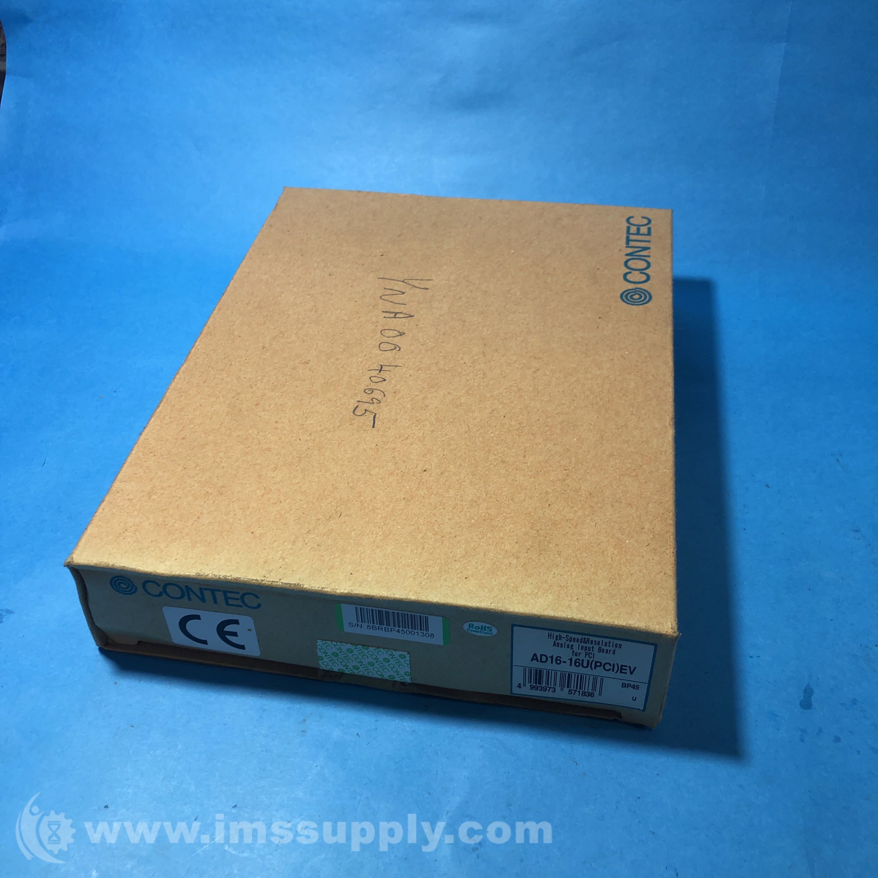 Contec AD16-16U(PCI)EV High-Speed Analog Input Board for PCI - IMS Supply