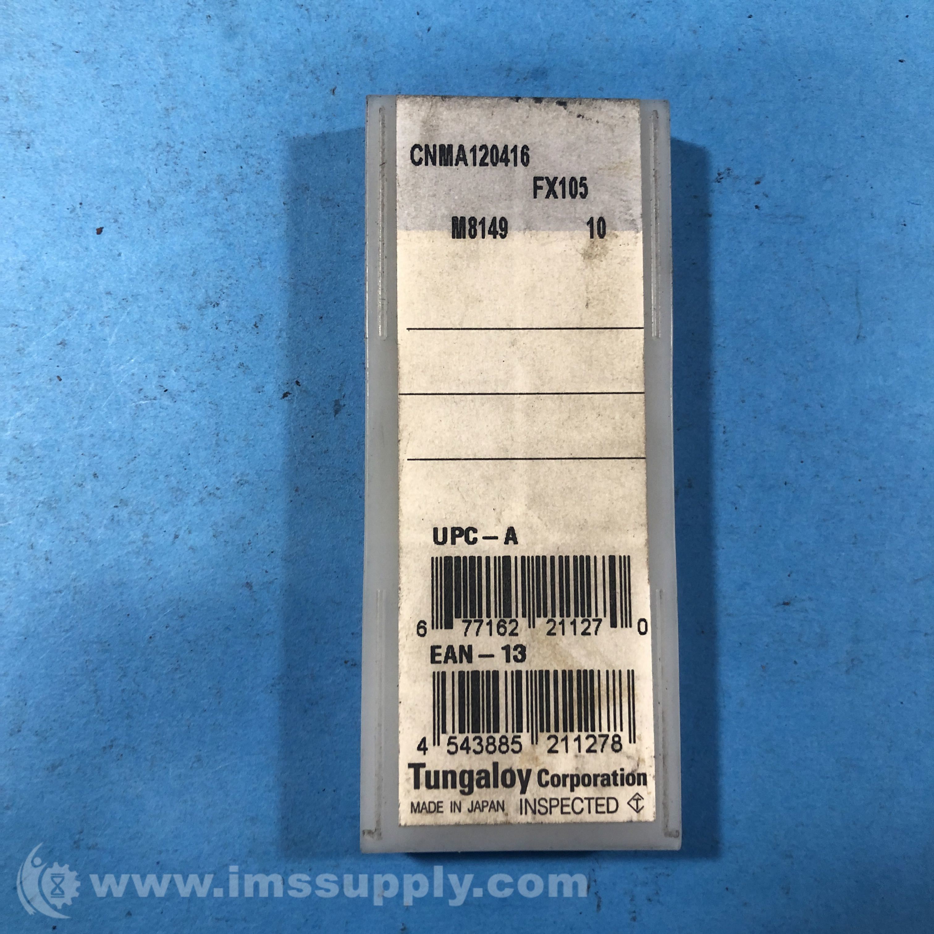 Tungaloy CNMA 434 FX105 Box of 10 Rhombic Inserts - IMS Supply