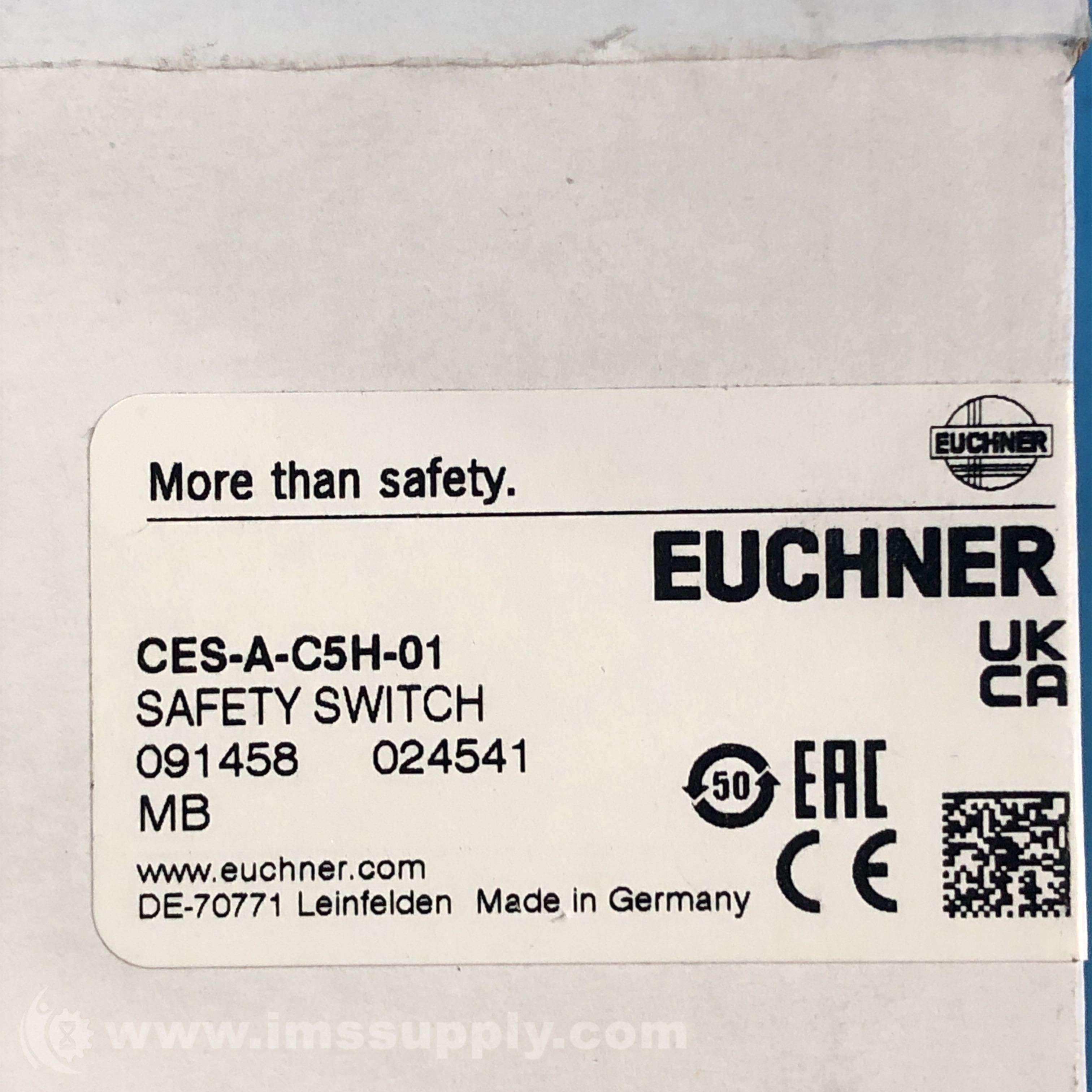 Euchner CES-A-C5H-01 Safety Interlock Switch - IMS Supply