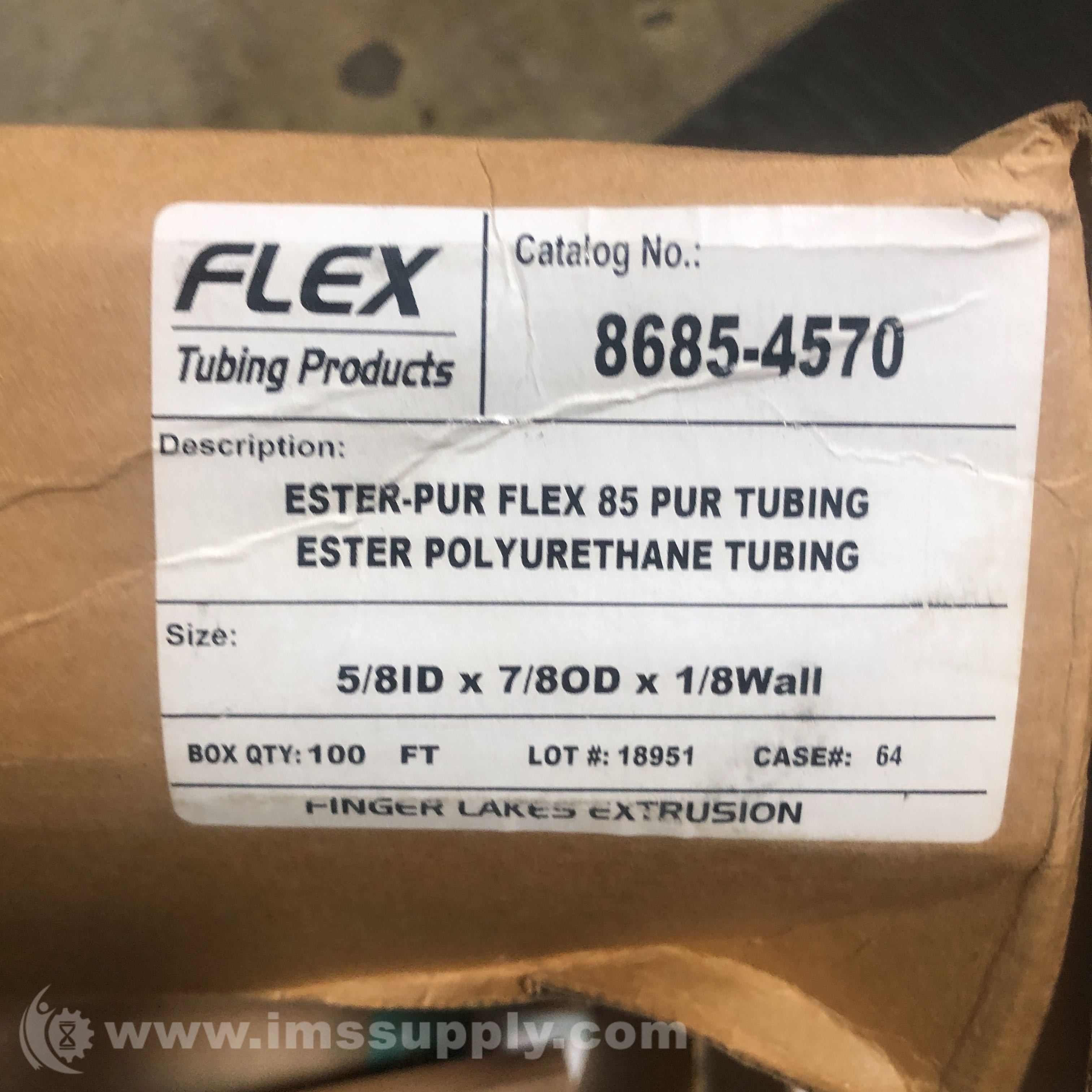 Flex Tubing Products 8685-4570 100 ft Ester-Pur Flex 85 Tubing - IMS Supply