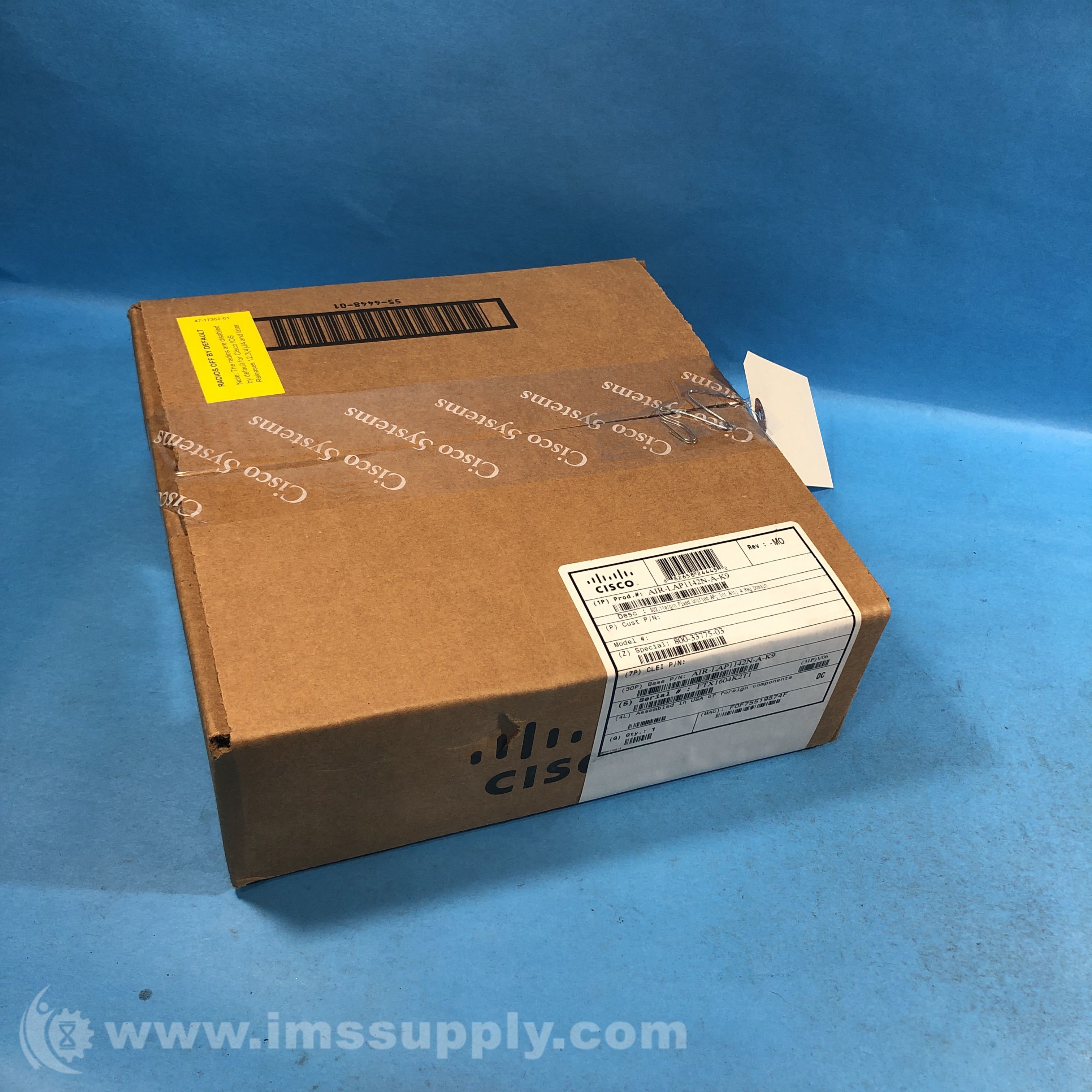 Cisco AIR-LAP1142N-A-K9 Aironet Wireless Access Point - IMS Supply