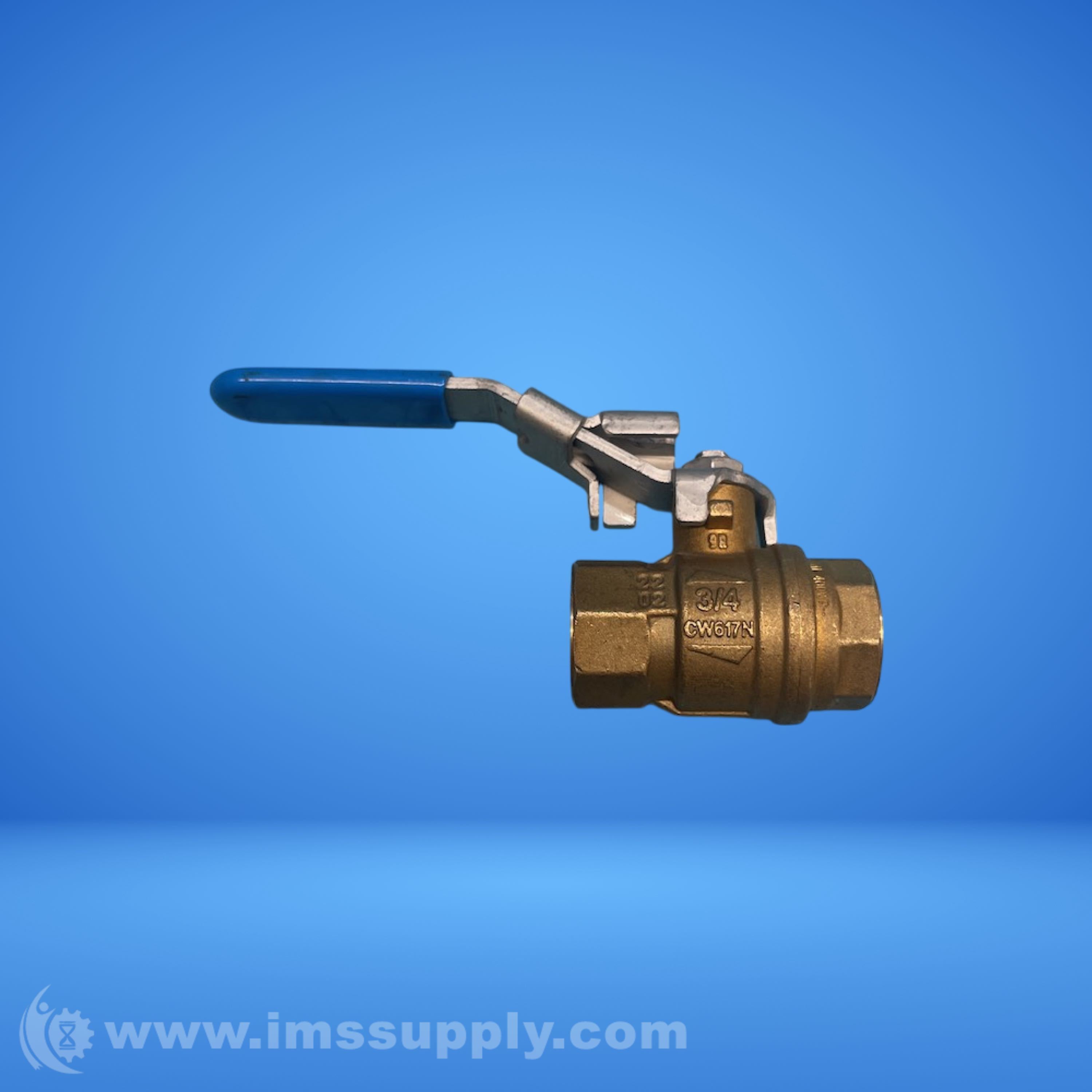 Rub Inc CW617N 3/4 inch Brass Ball Valve - IMS Supply