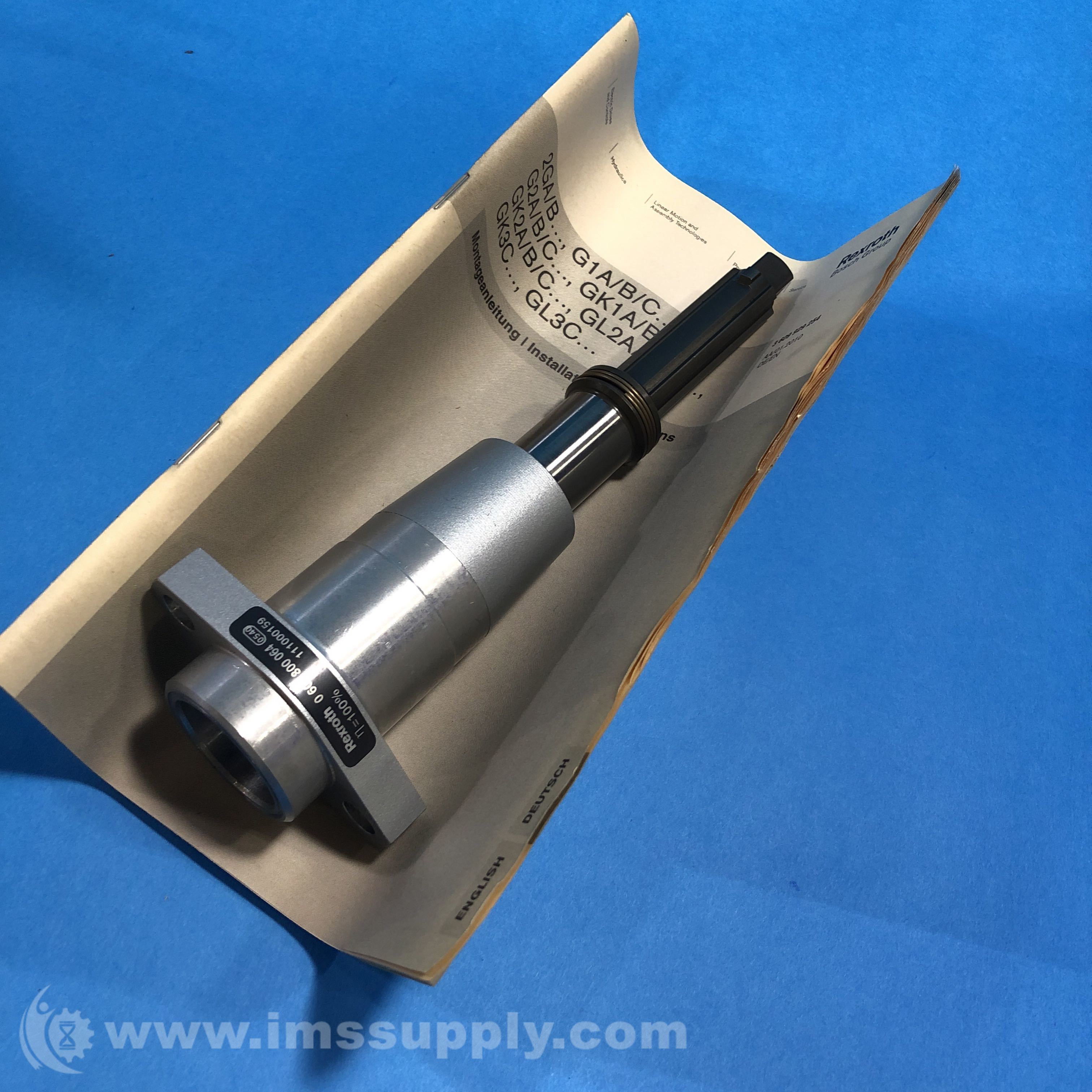 Rexroth 0 608 800 064 Sliding Spindle, 50MM Spring Range - IMS Supply