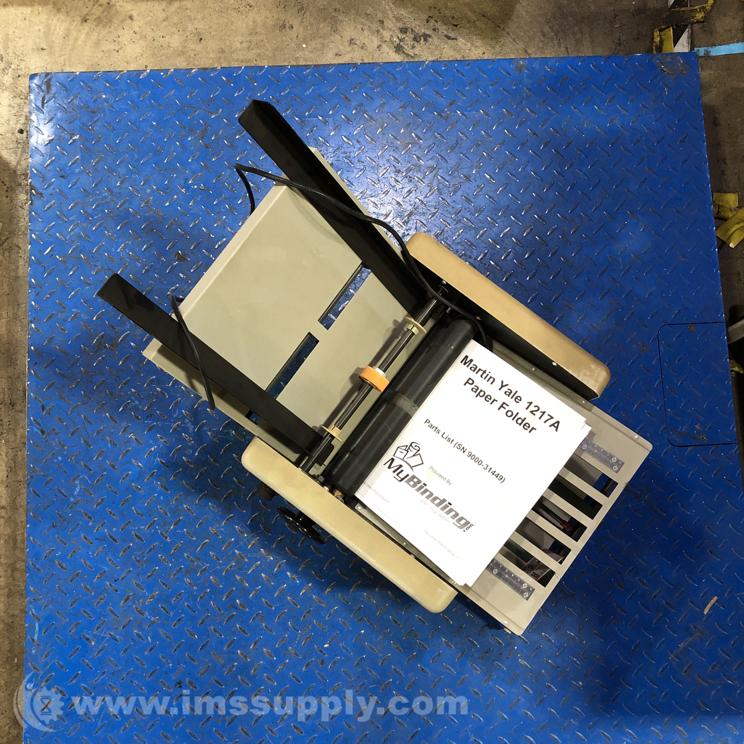 Martin Yale 1217A 115 VAC Automatic Paper Folding Machine - IMS Supply