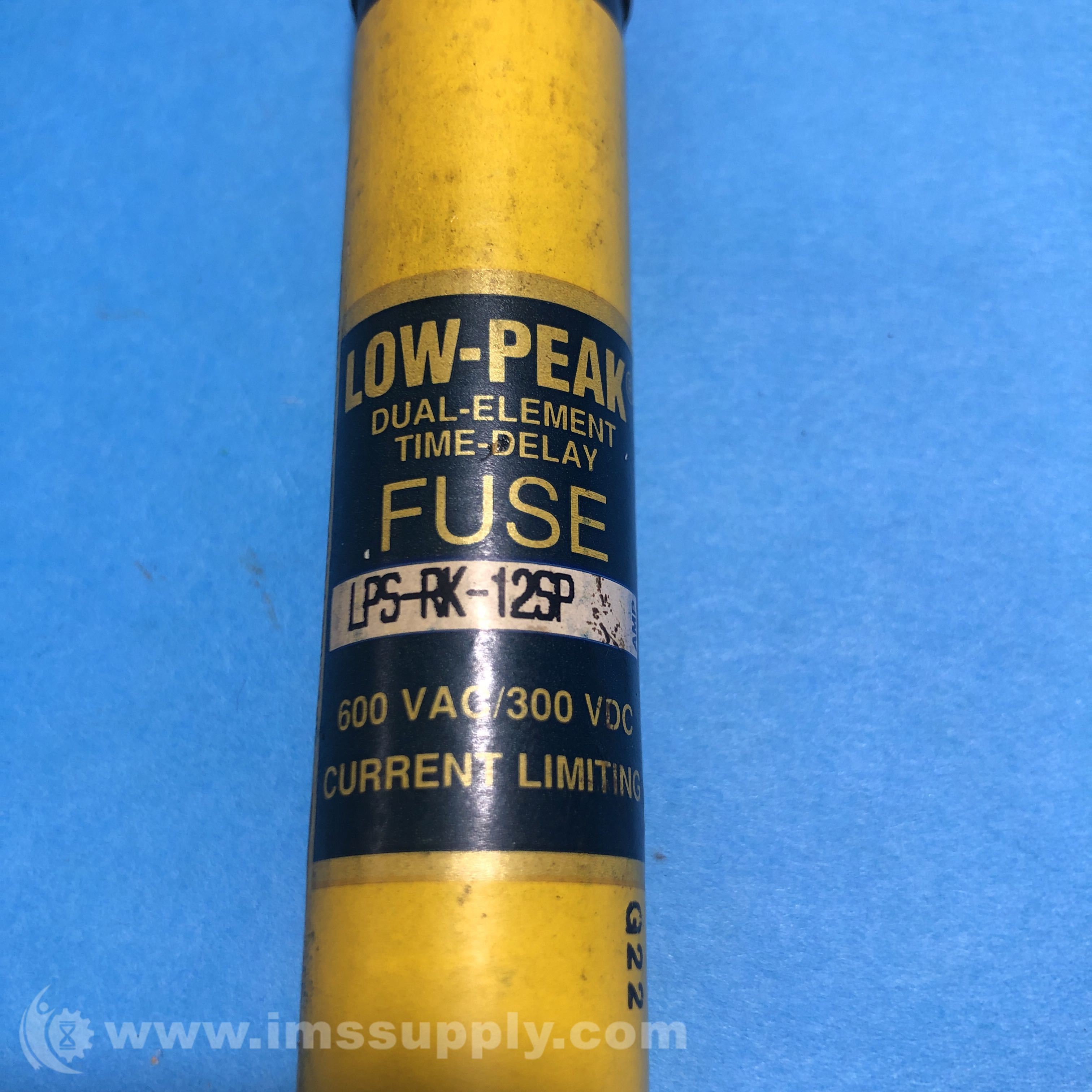 Buss LPS-RK-12SP Low Peak Dual Element Time Delay Fuse - IMS Supply
