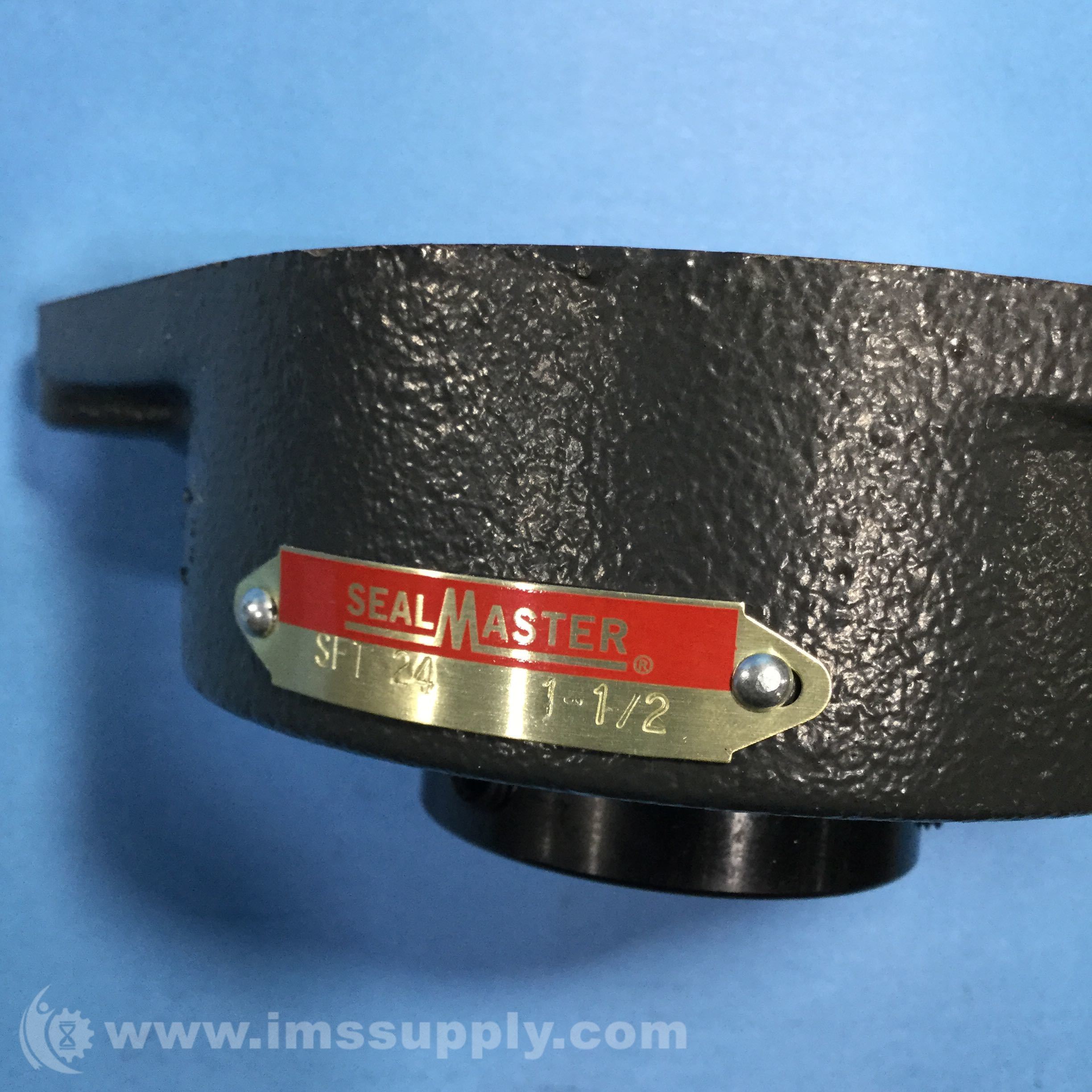 Sealmaster SFT-24 Flange-Mount Ball Bearing, Two-Bolt Flange - IMS Supply