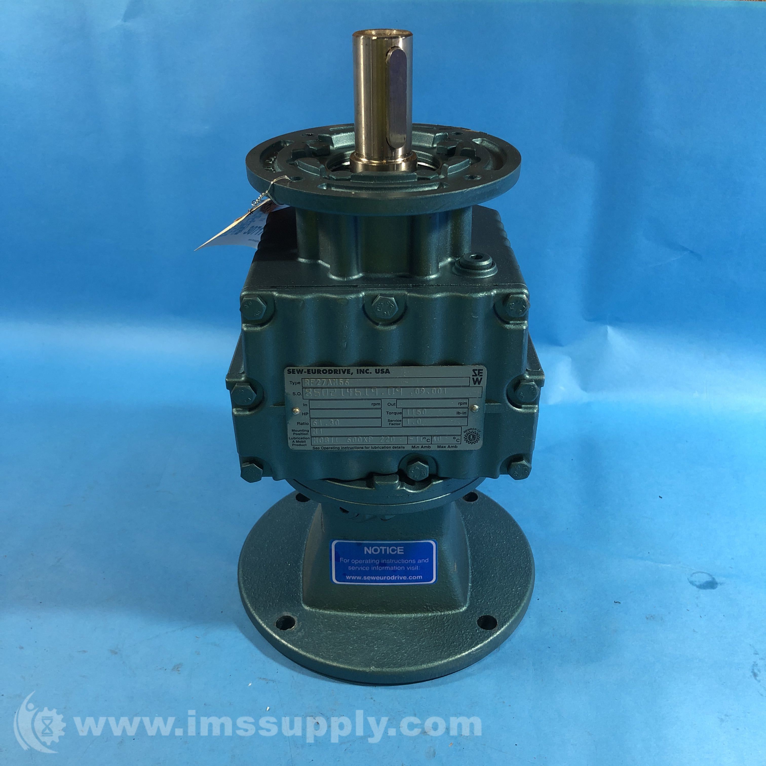 Sew Eurodrive RF27AM56 Inline Gear Reducer - IMS Supply