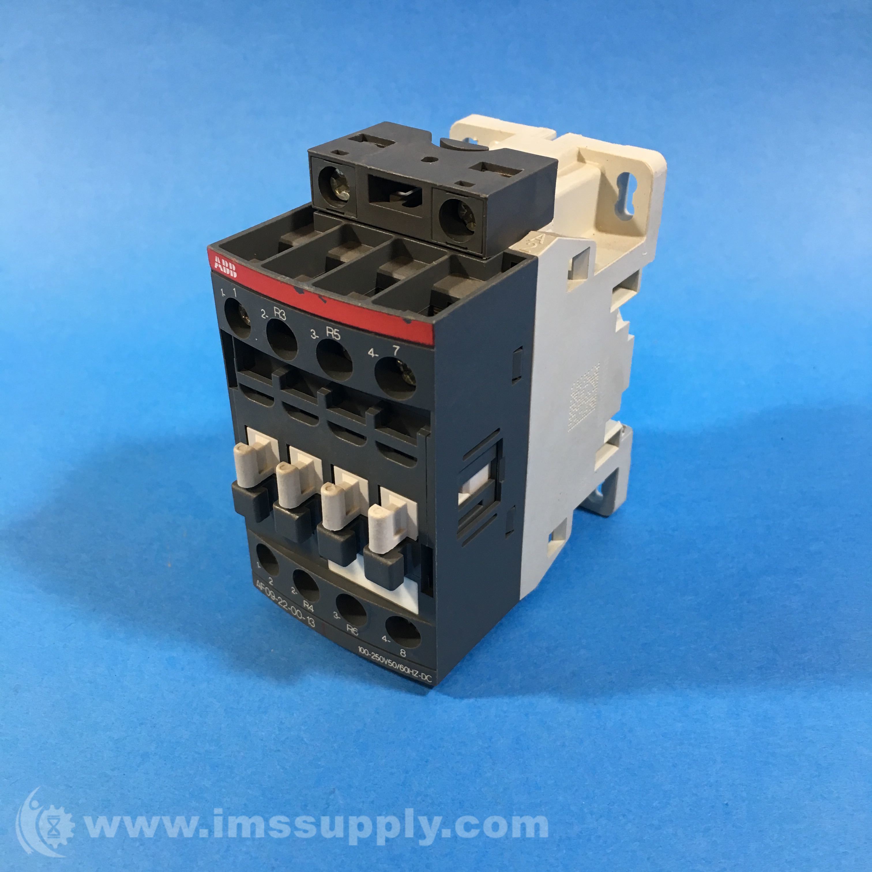 ABB AF09-22-10-13 4-Pole Contactor, 100-250 AC/DC, AF Series - IMS Supply