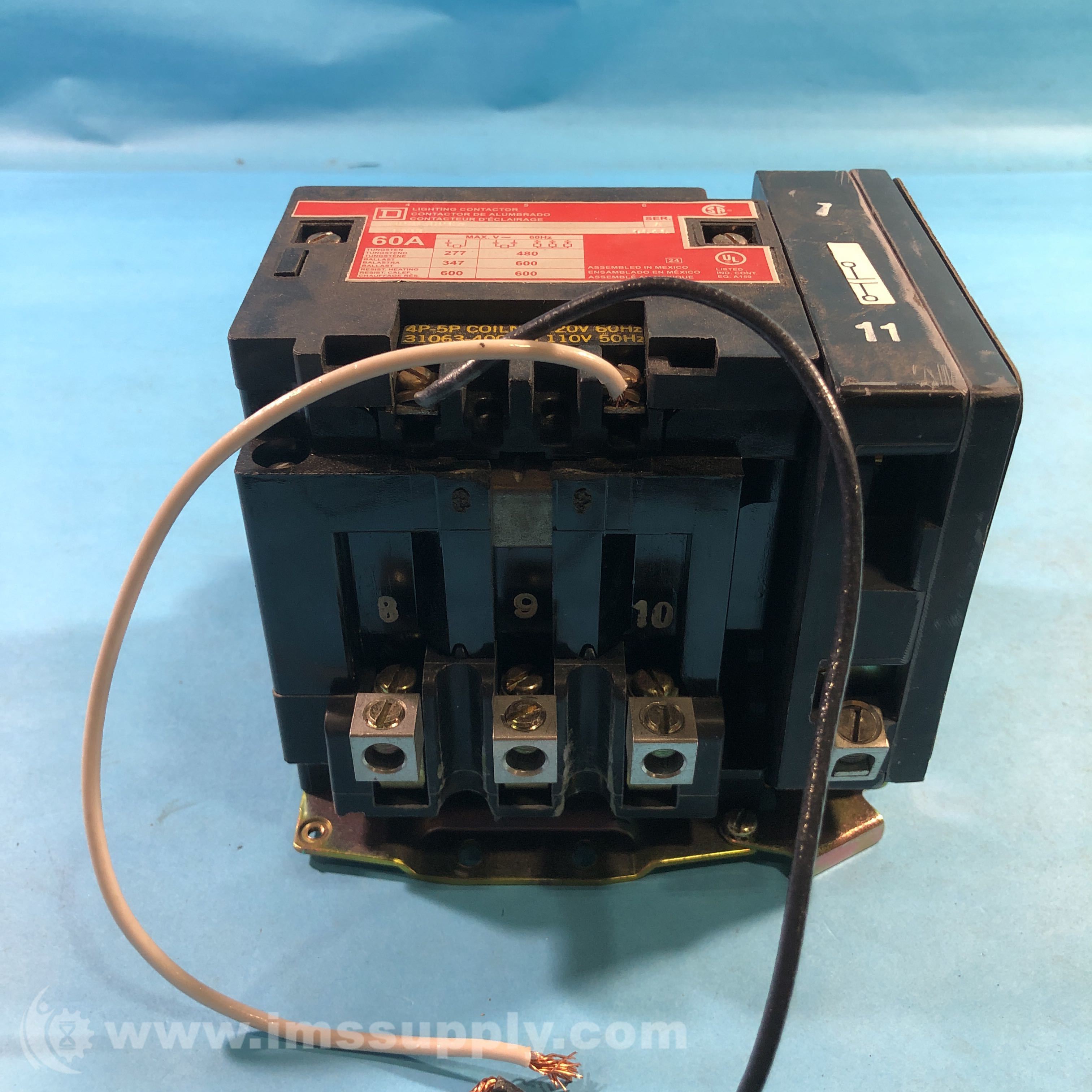 Square D 8903SP03 Lighting Contactor 600Vac 60A - IMS Supply