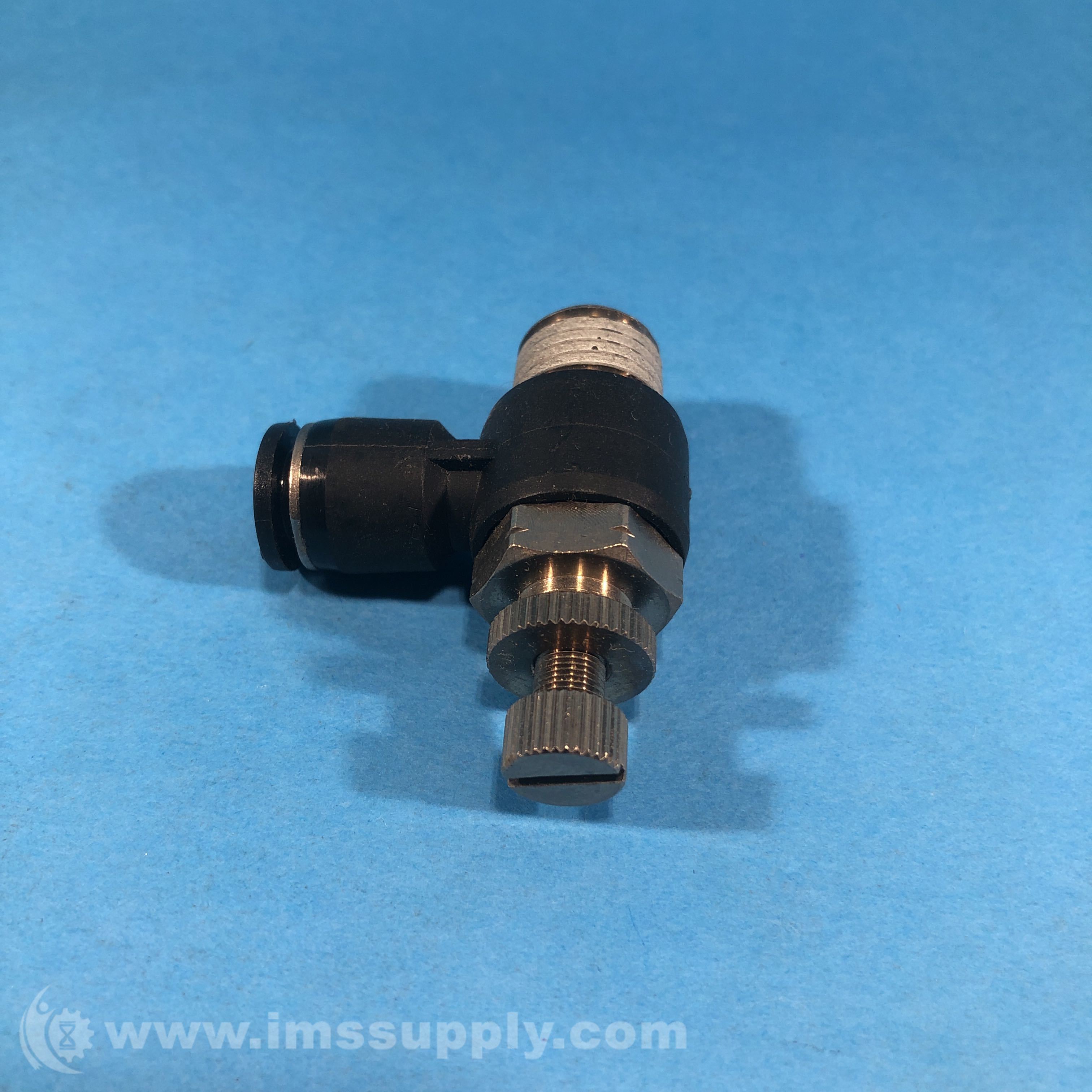 Cdc Pneumatics 90 Degree Flow Control Pneumatic Fitting - IMS Supply