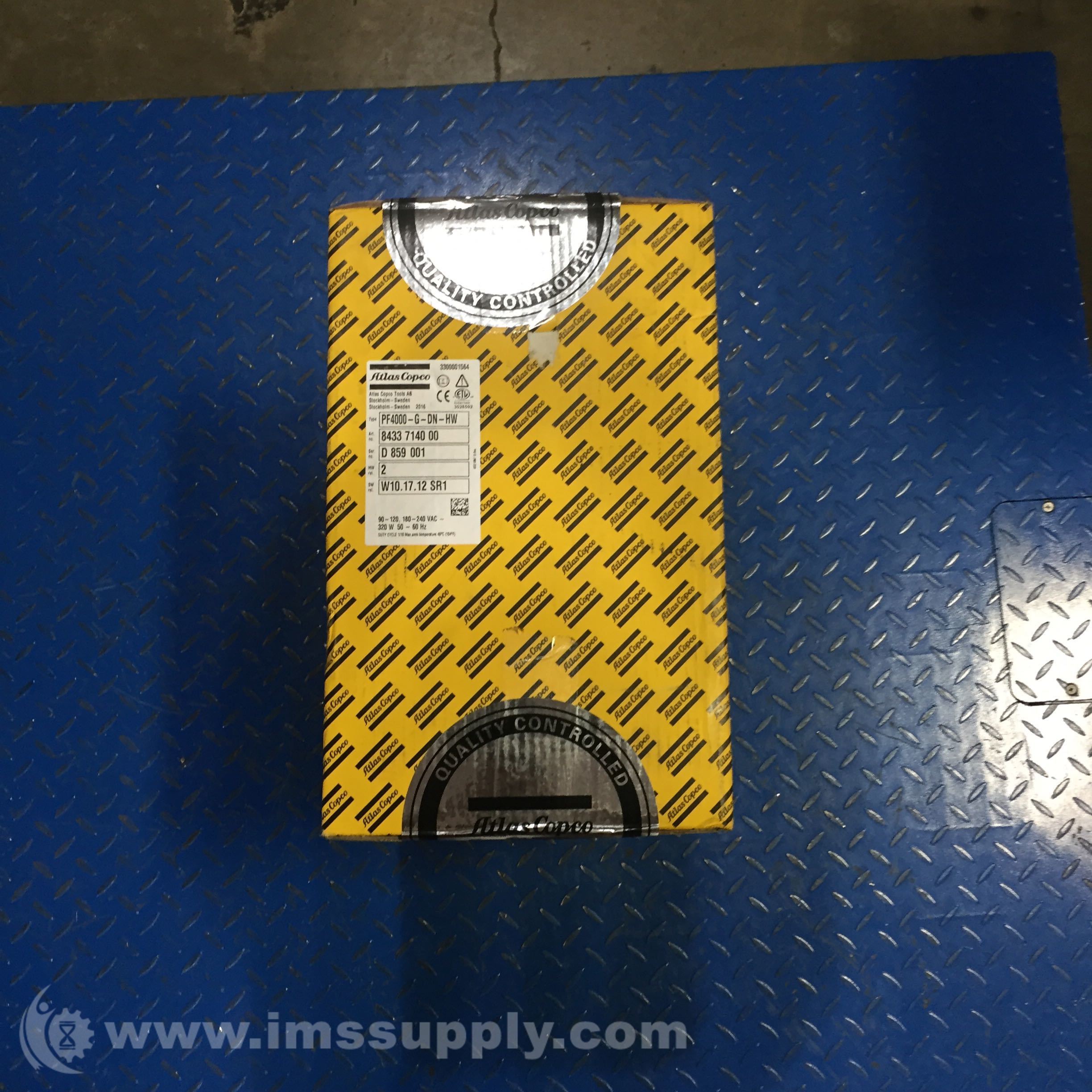 Atlas Copco PF4000-G-DN-HW Power Focus Nutrunner Controller - IMS Supply