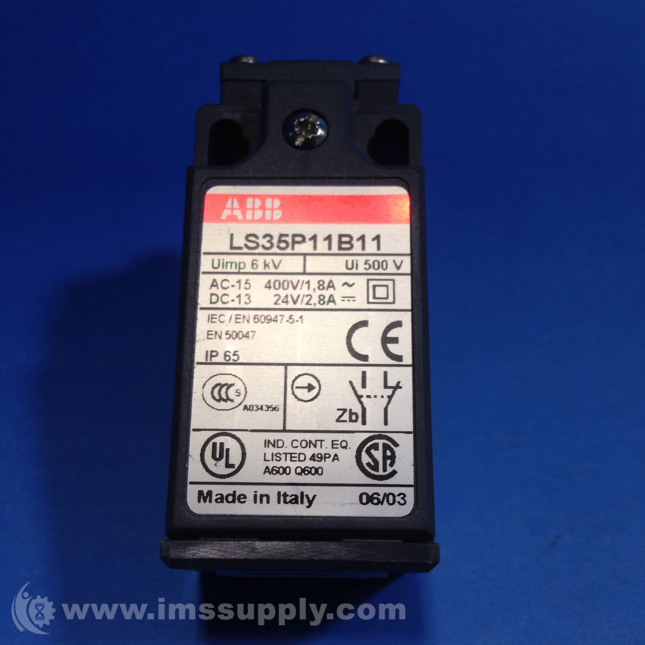 ABB LS35P11B11 Limit Switch - IMS Supply