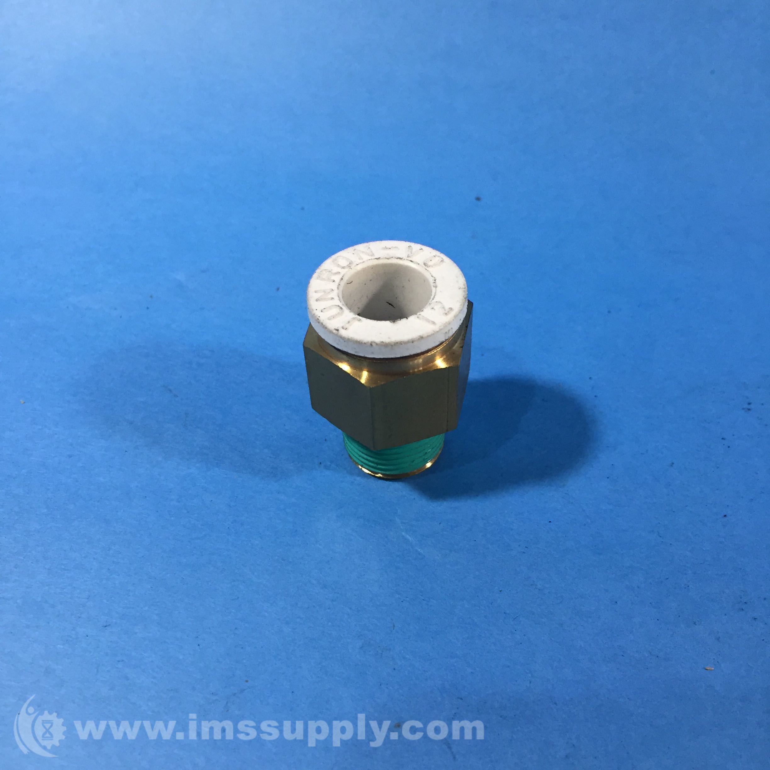 Junron VO-12 Push in Quick Fitting Connector, Male Straight - IMS Supply