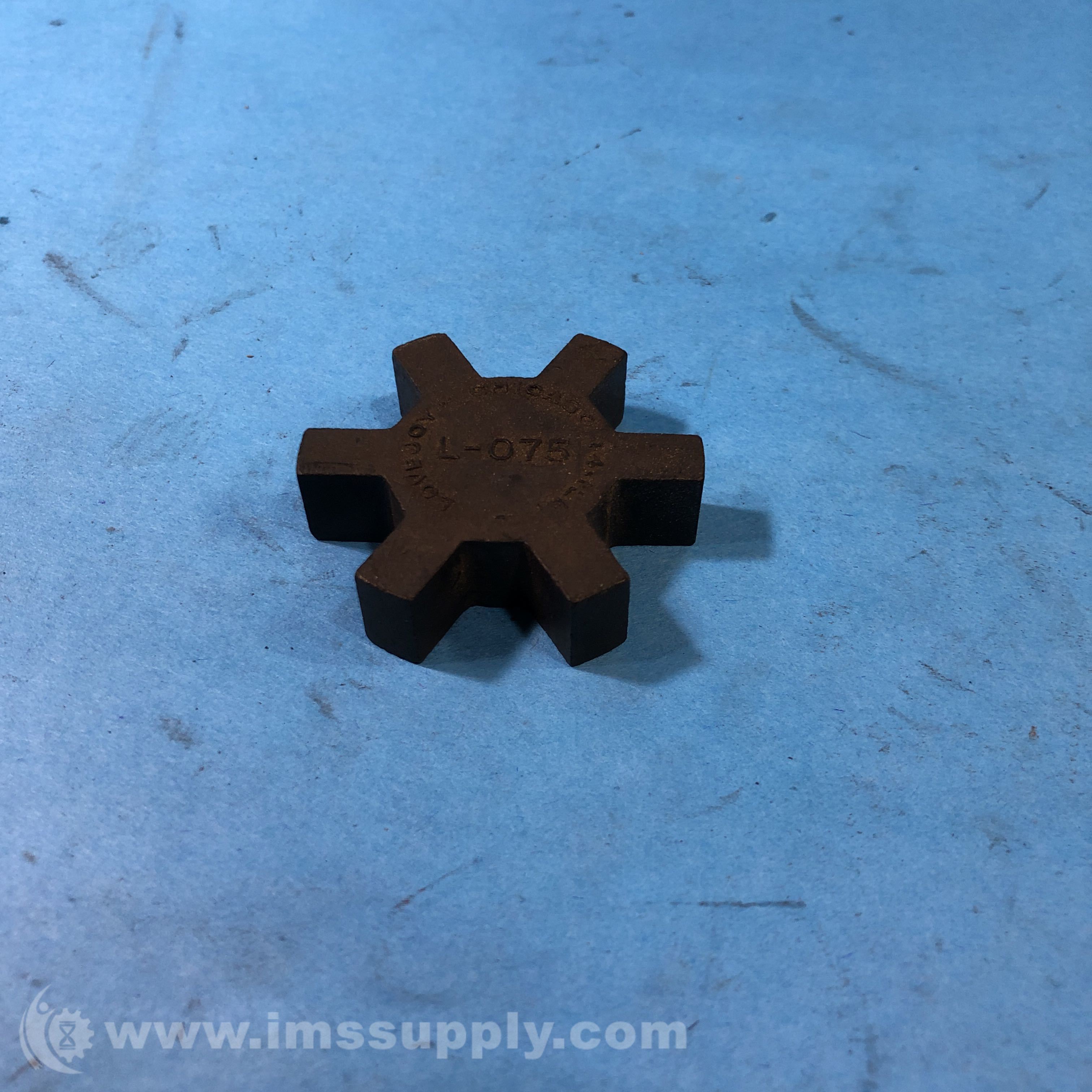 Lovejoy L-075 SOLID Jaw Coupling Spider, Black, Solid Insert - IMS Supply