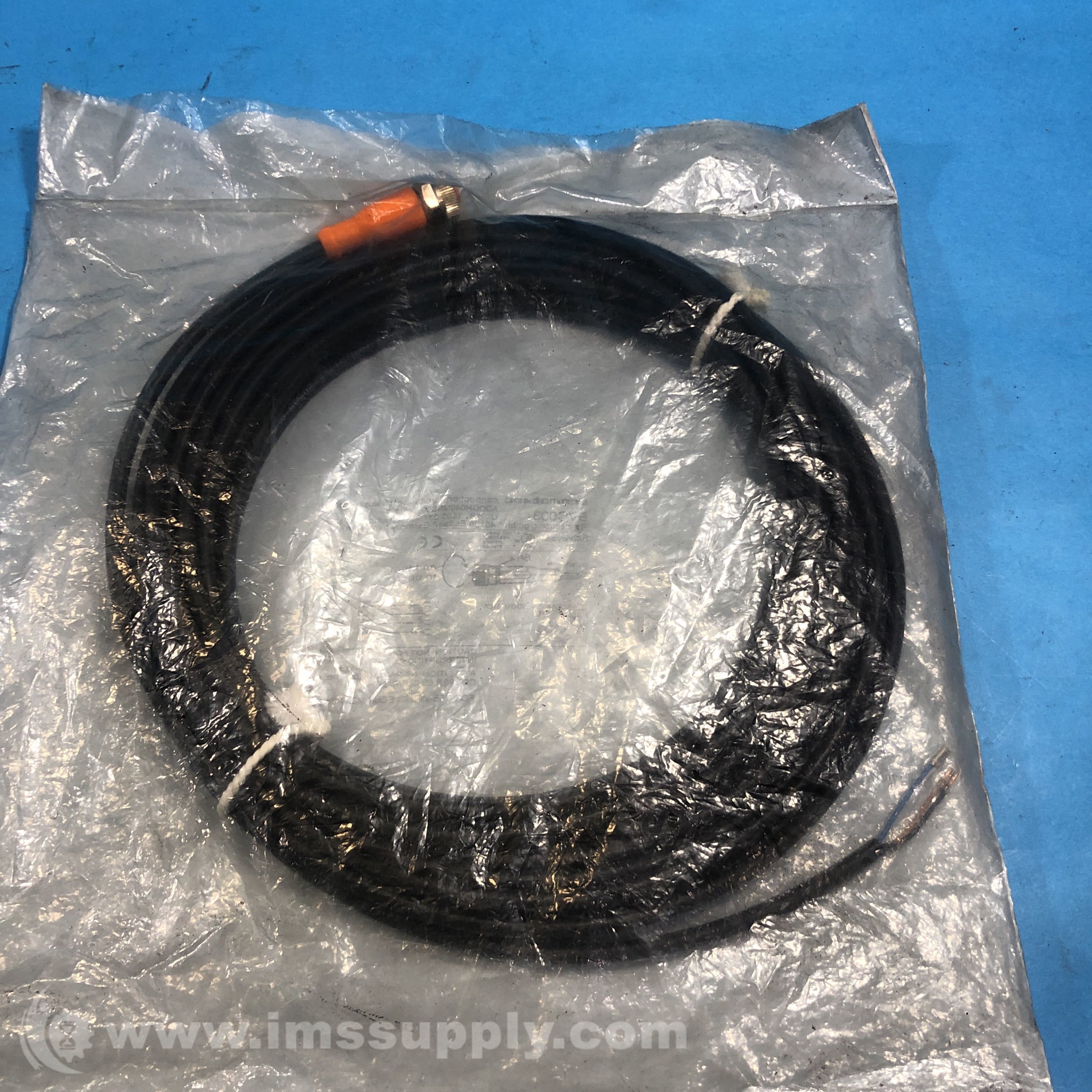 Ifm EVC003 Cordset, M12 Female Straight, 4 Wire, 5 Pin, 10m, PUR - IMS ...
