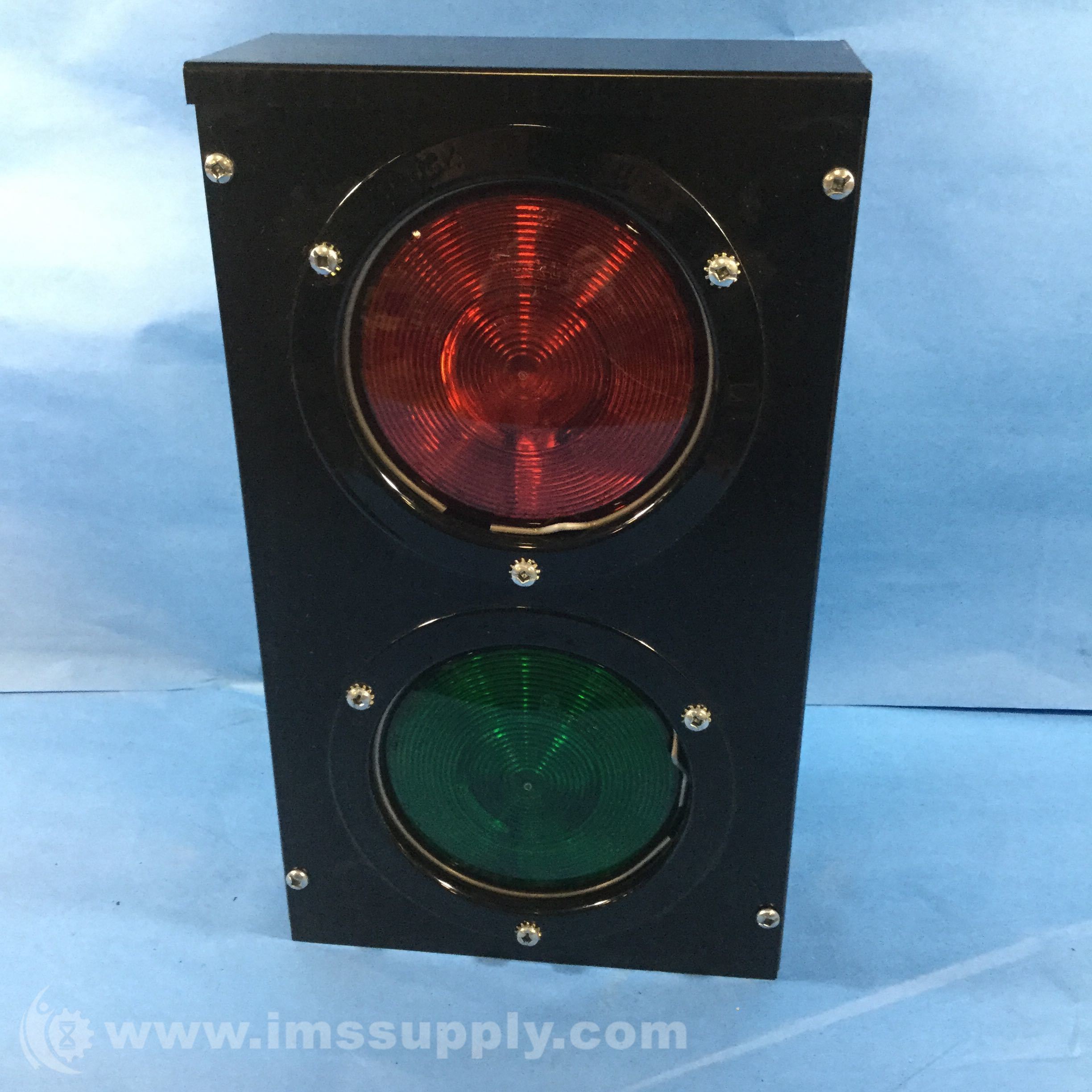 Truck Lite Red and Green Light Module, Black Steel Enclosure - IMS Supply