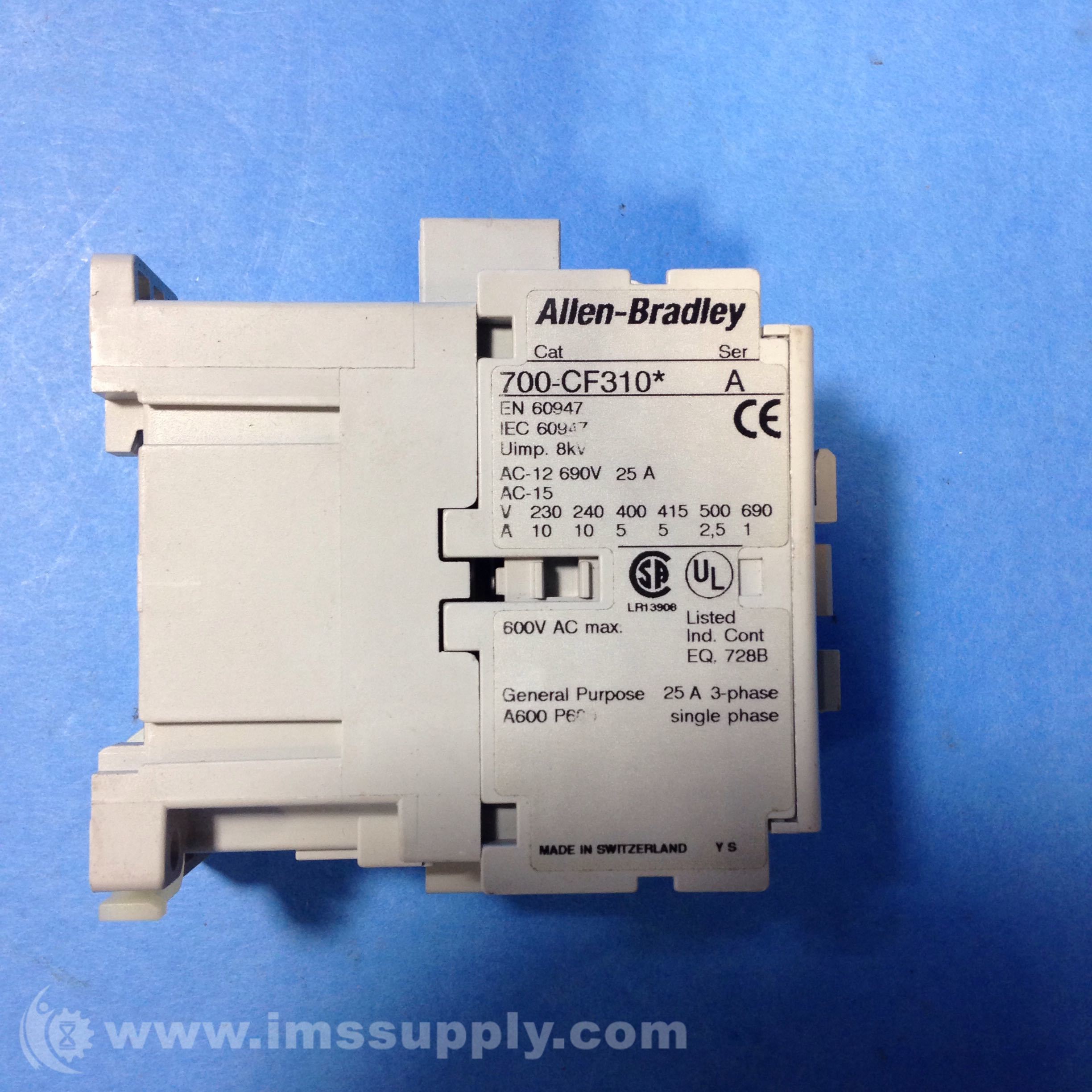 Allen Bradley 700-CF310A Control Relay - IMS Supply