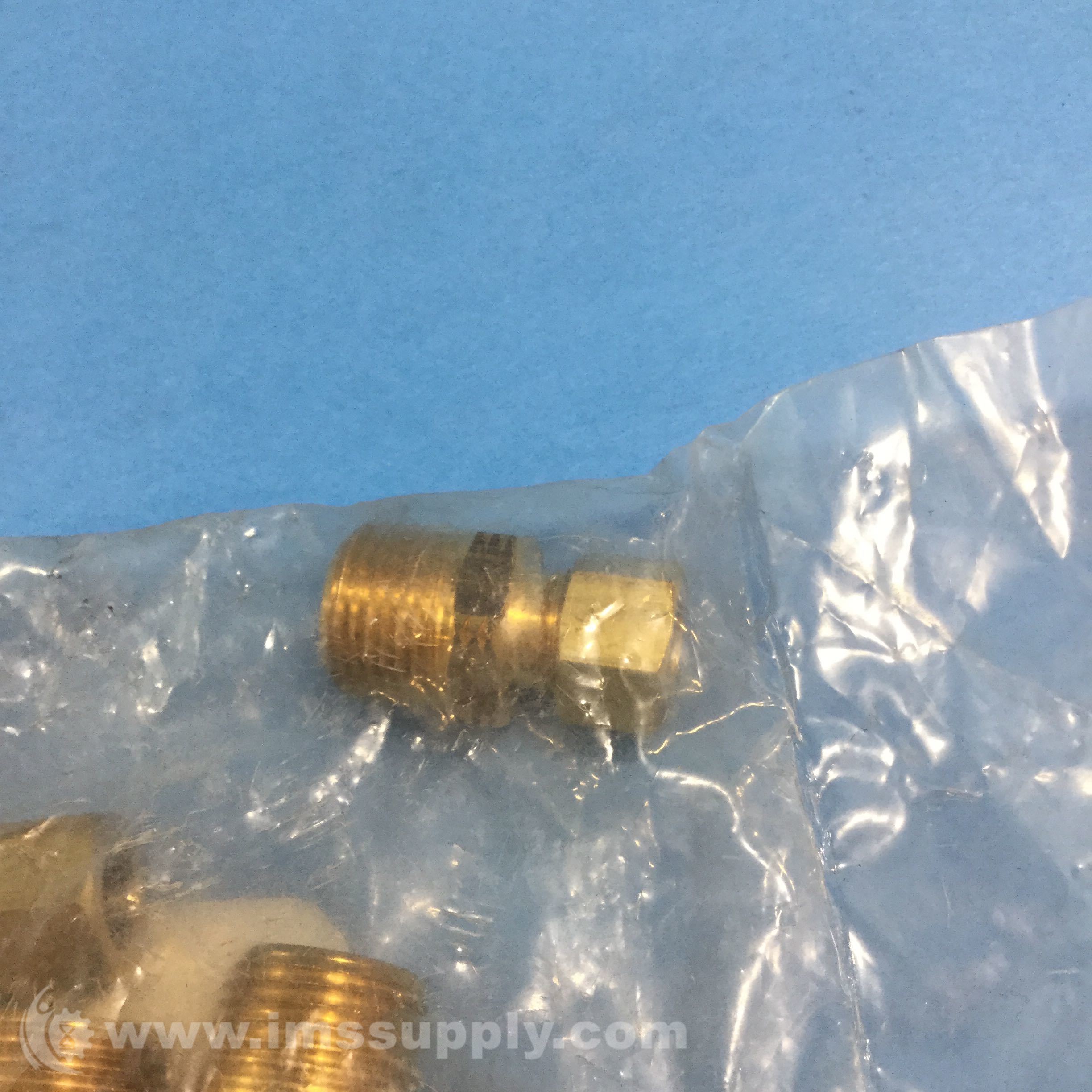 AOI MH-1083NPT Brass Hex Straight Fitting - IMS Supply