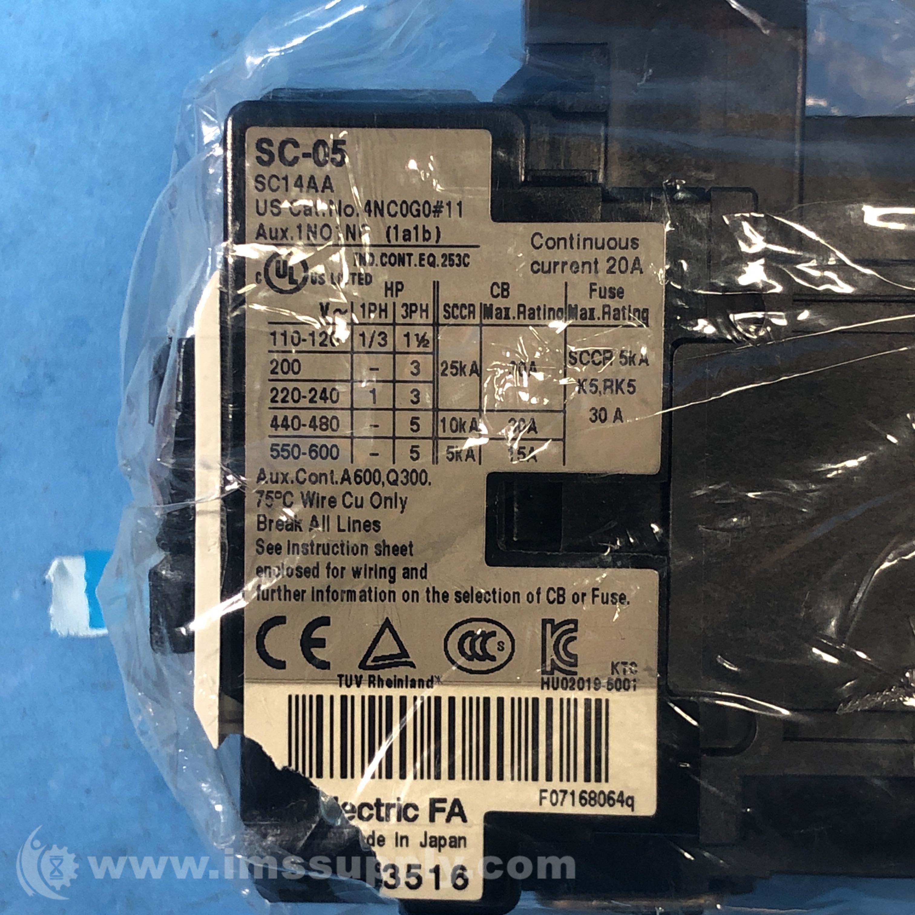 Fuji SC-05 Contactor - IMS Supply