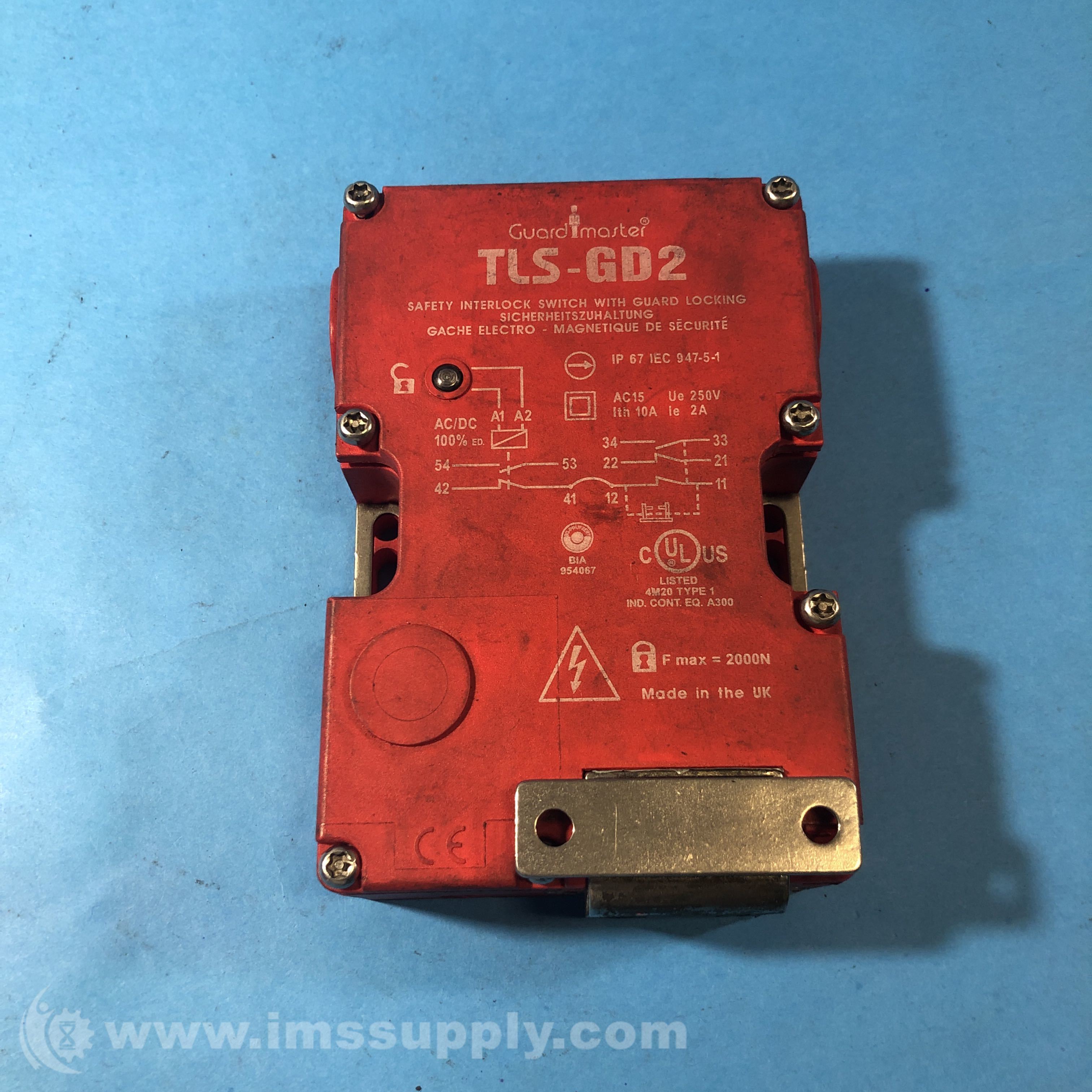 Allen Bradley TLS-GD2 Solenoid Guard Locking Switch - IMS Supply