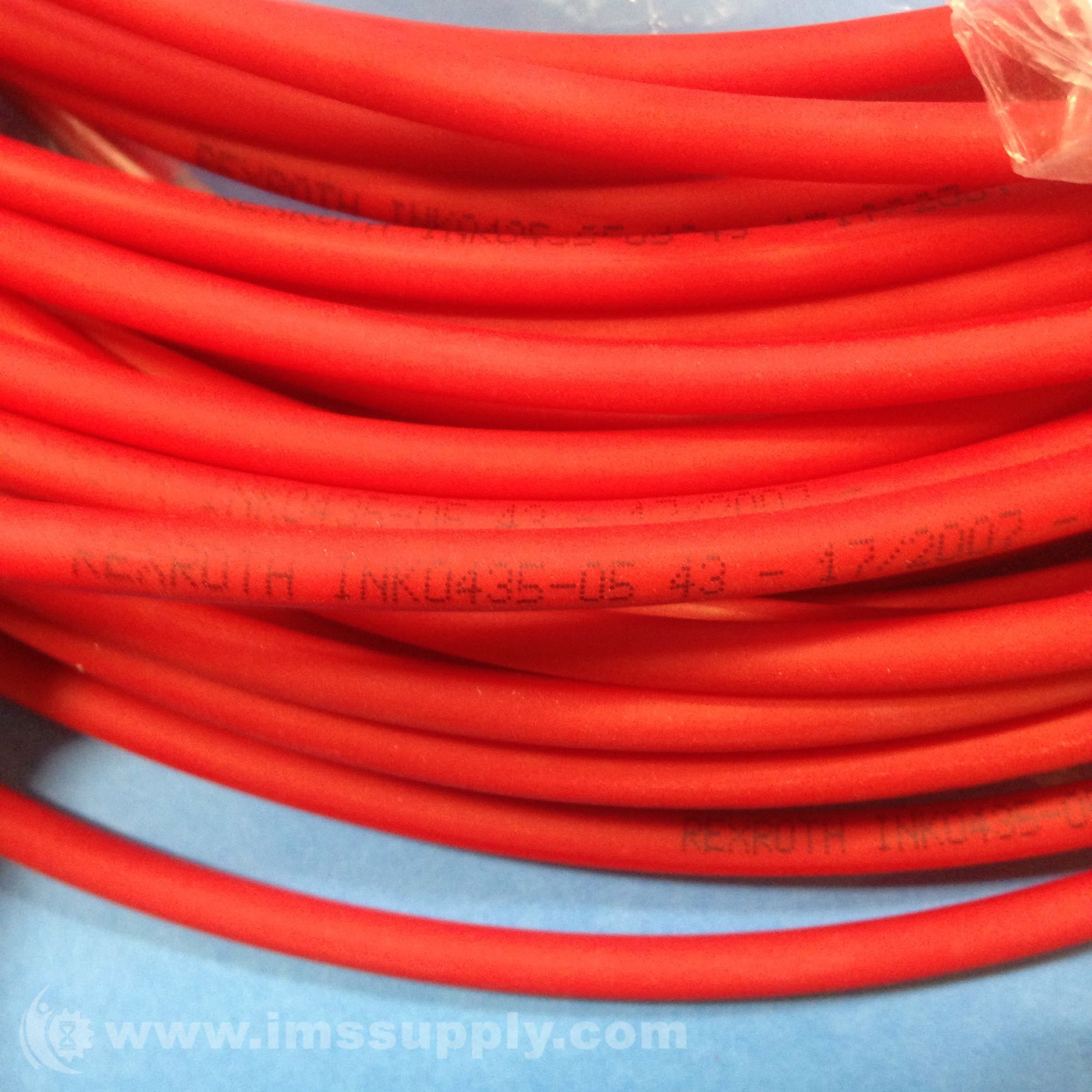Rexroth RKO0101/000,0 Red Fiber Optic Cable - IMS Supply