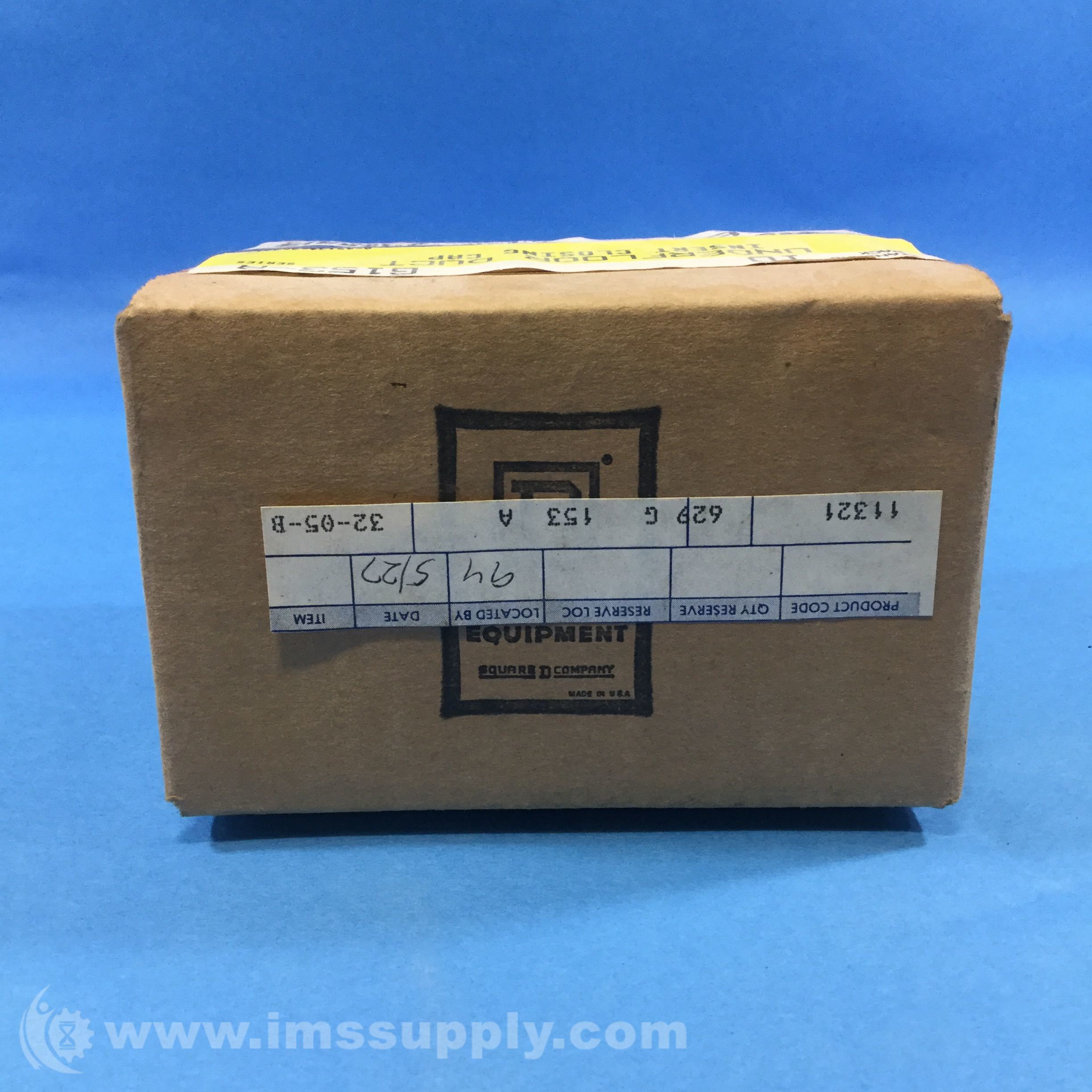 Square D G153-A Underfloor Duct Insert Closing Cap Box of 10 - IMS Supply