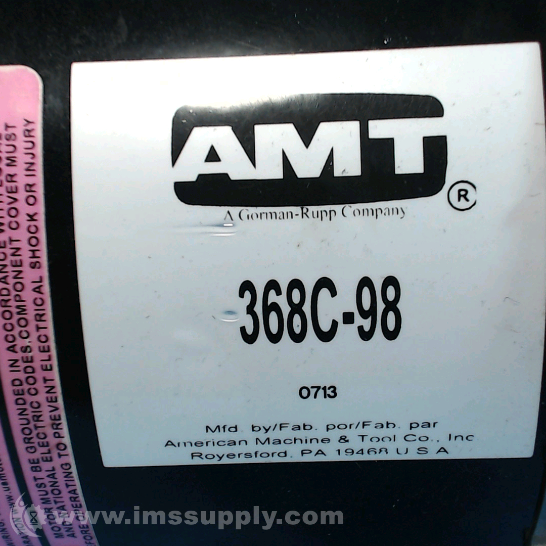 AMT P63GSP-4976 368C-98 1/2 HP PUMP MOTOR - IMS Supply