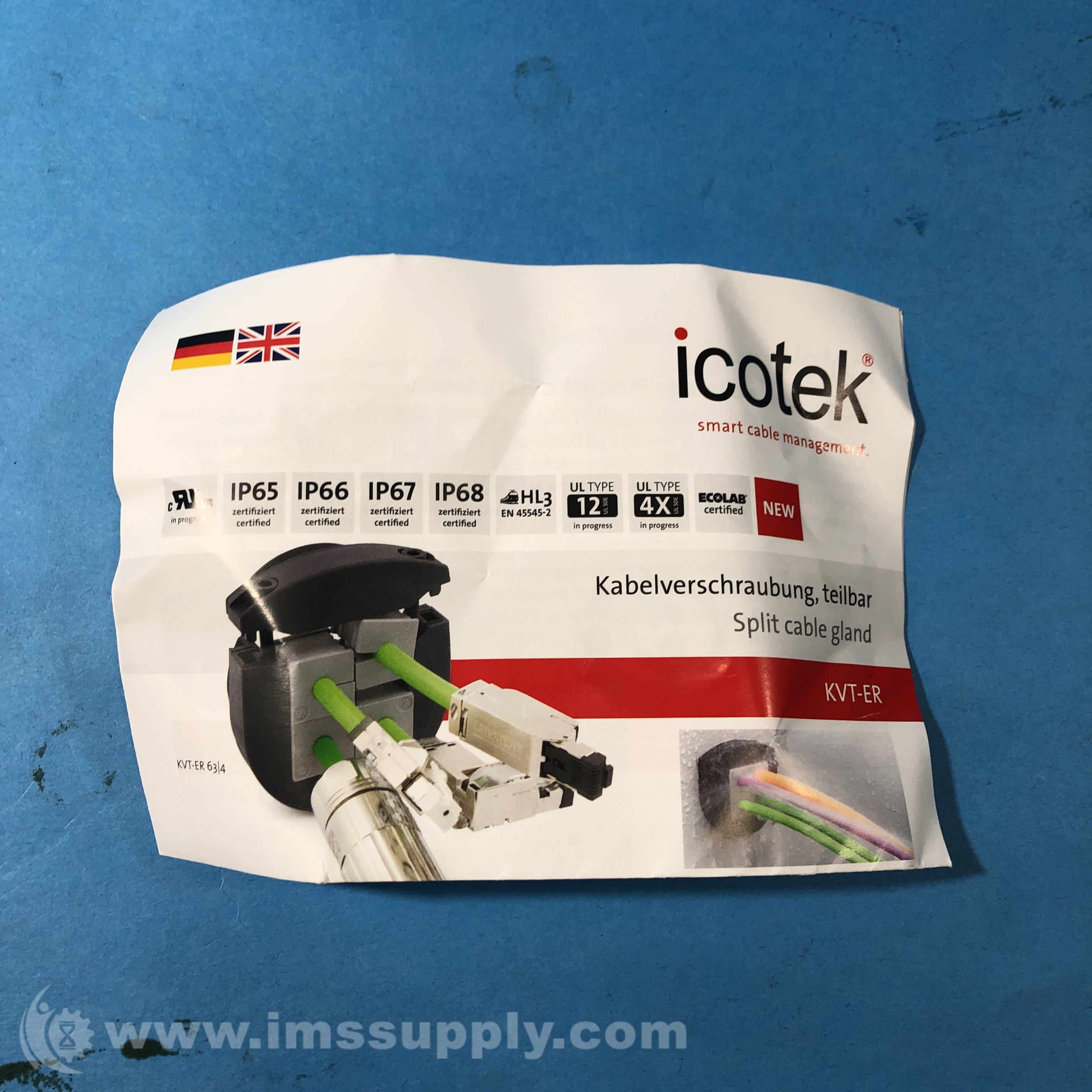 Icotek 45452.001 Musterset Split Cable Gland - IMS Supply