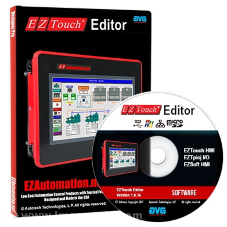 EZTOUCH-EDITOR, Programming Software (v2.1) CD for all EZTouch - IMS Supply