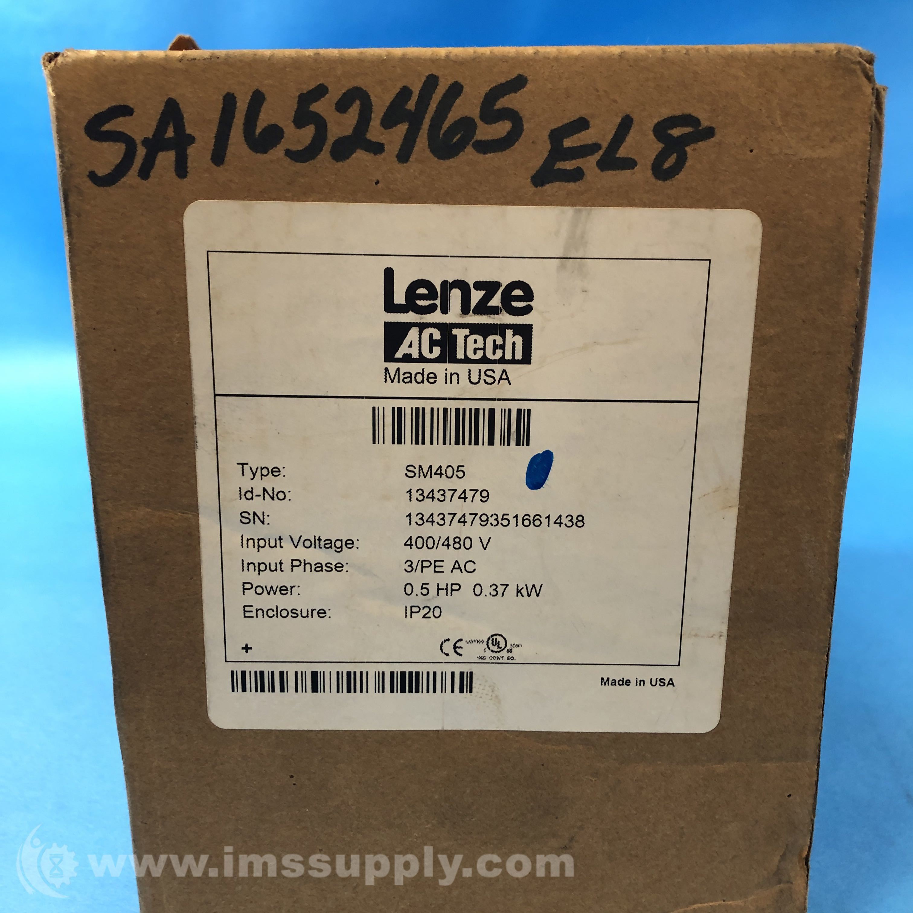 Lenze SM405 AC Tech Frequency Inverter - IMS Supply