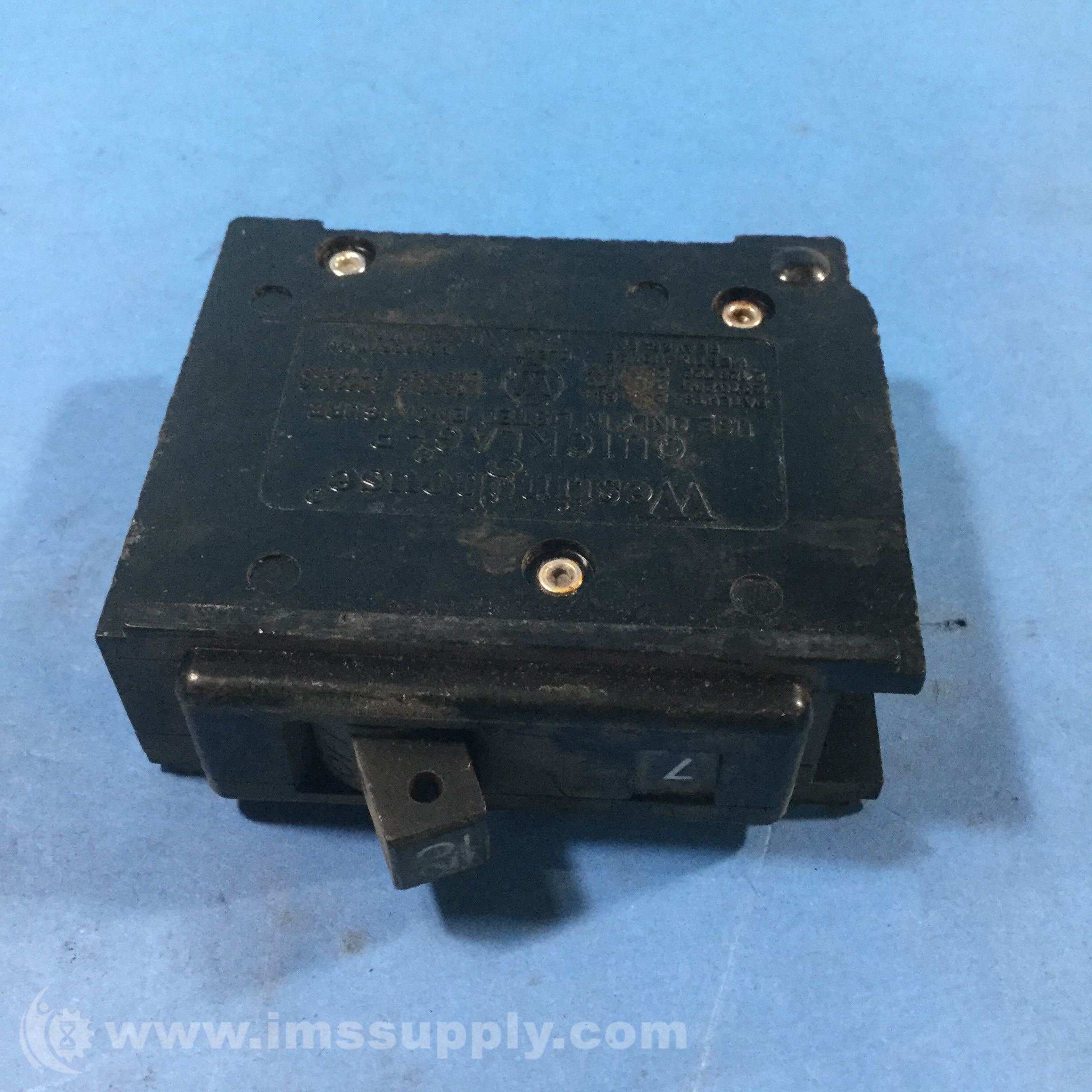 Westinghouse QUICKLAG-P Circuit Breaker, 20 Amp, 1 Pole - IMS Supply