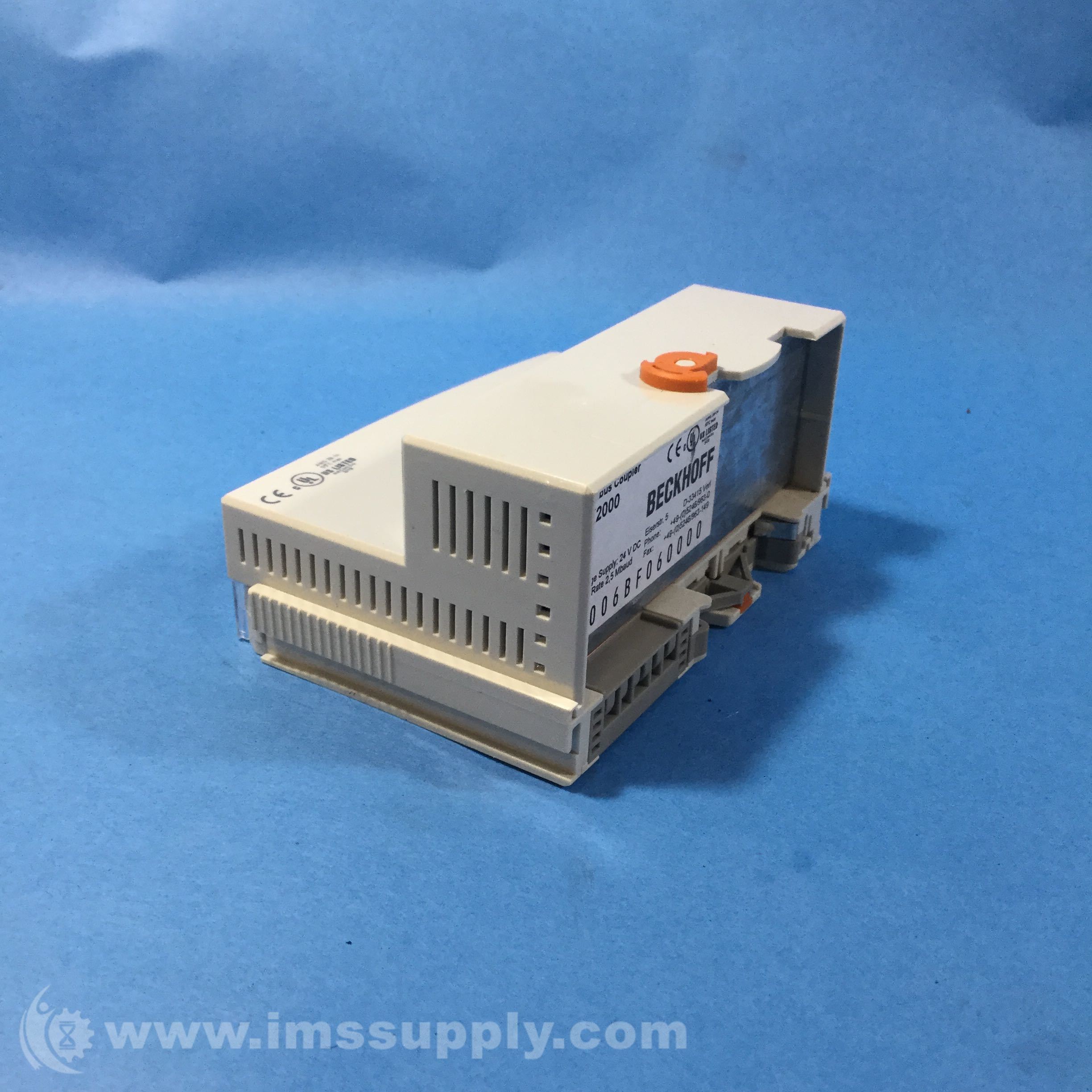 Beckhoff BK2000 Lightbus Bus Coupler, 24 VDC - IMS Supply