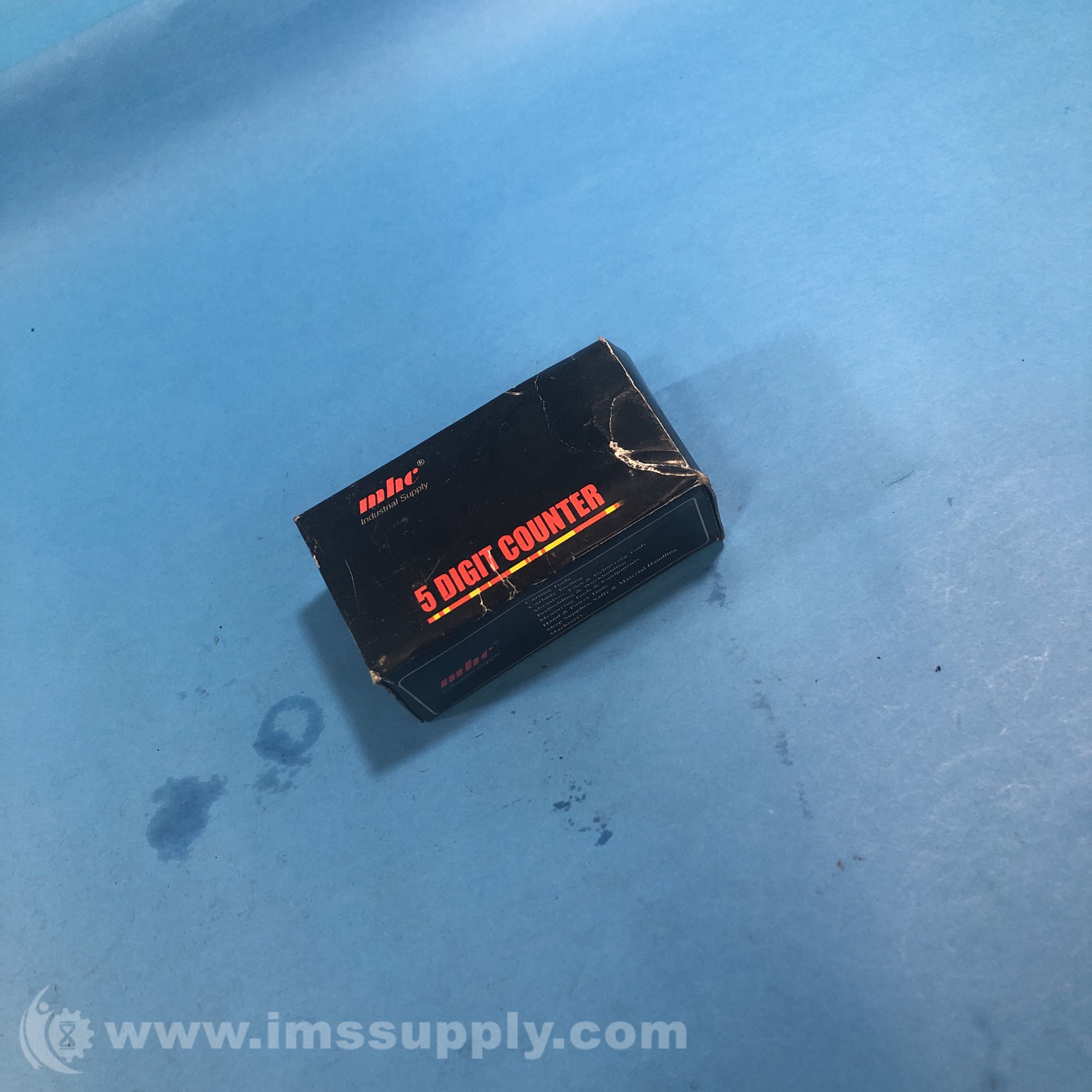 MHC Ratchet Counters 6840-1610 5 Digit Counter with Reset Knob - IMS Supply