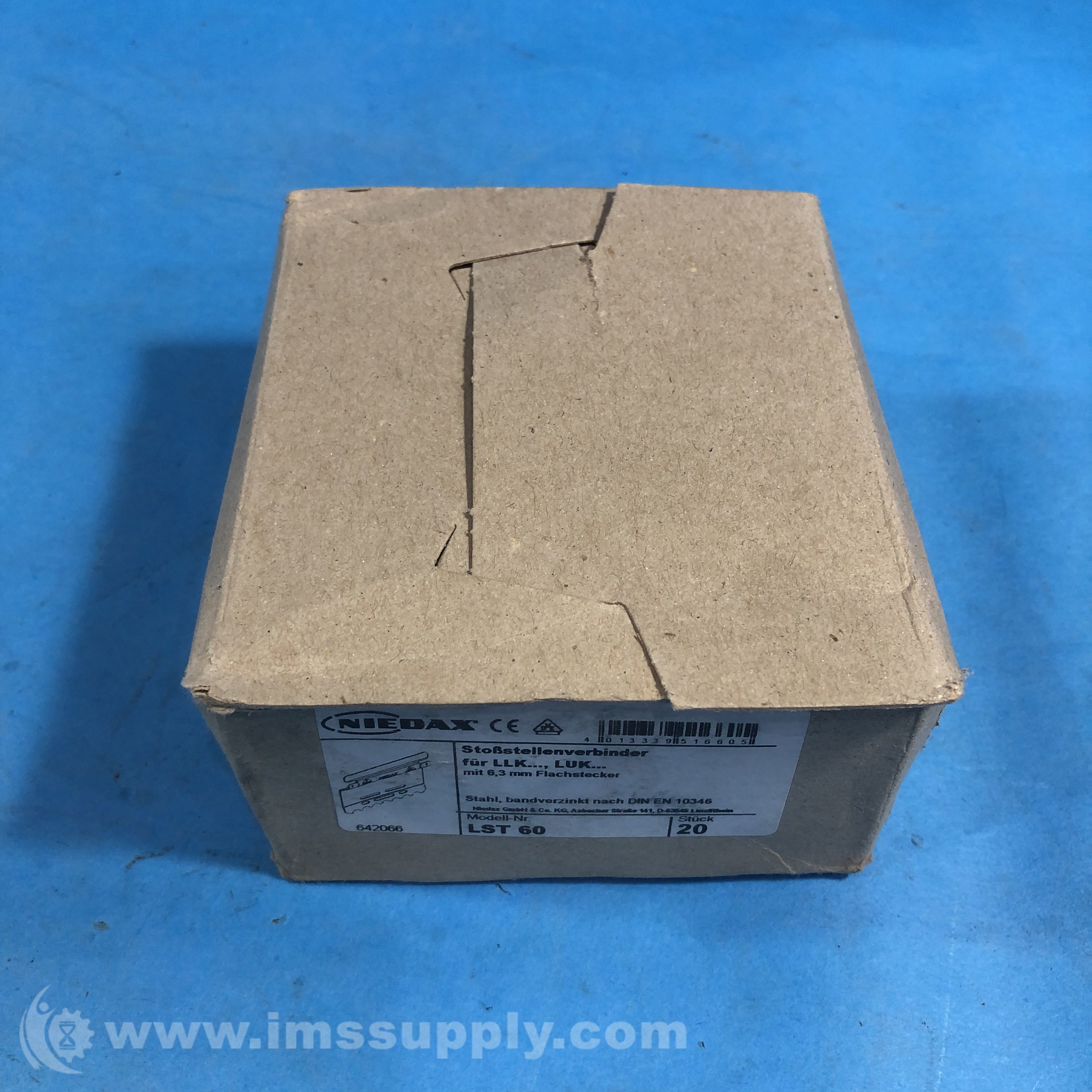 Niedax LST 60 Box of 20 Joint Connectors - IMS Supply