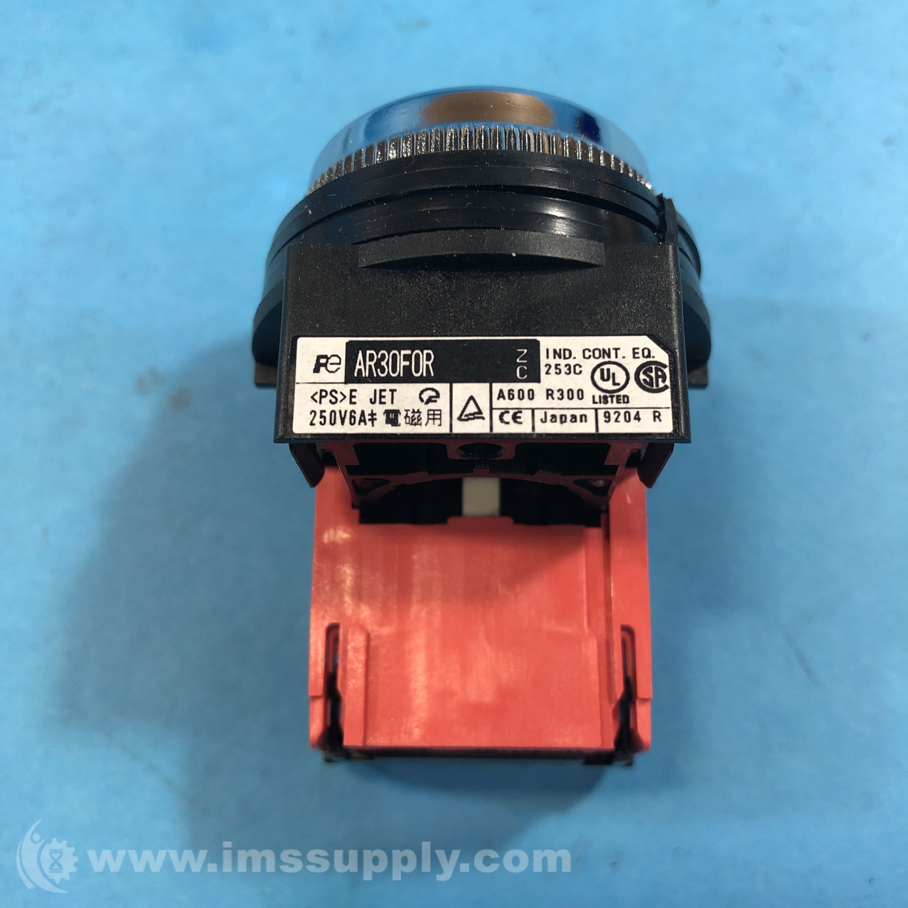 Fuji Electric AR30F0R-01RZC 30mm Momentary Pushbutton - IMS Supply