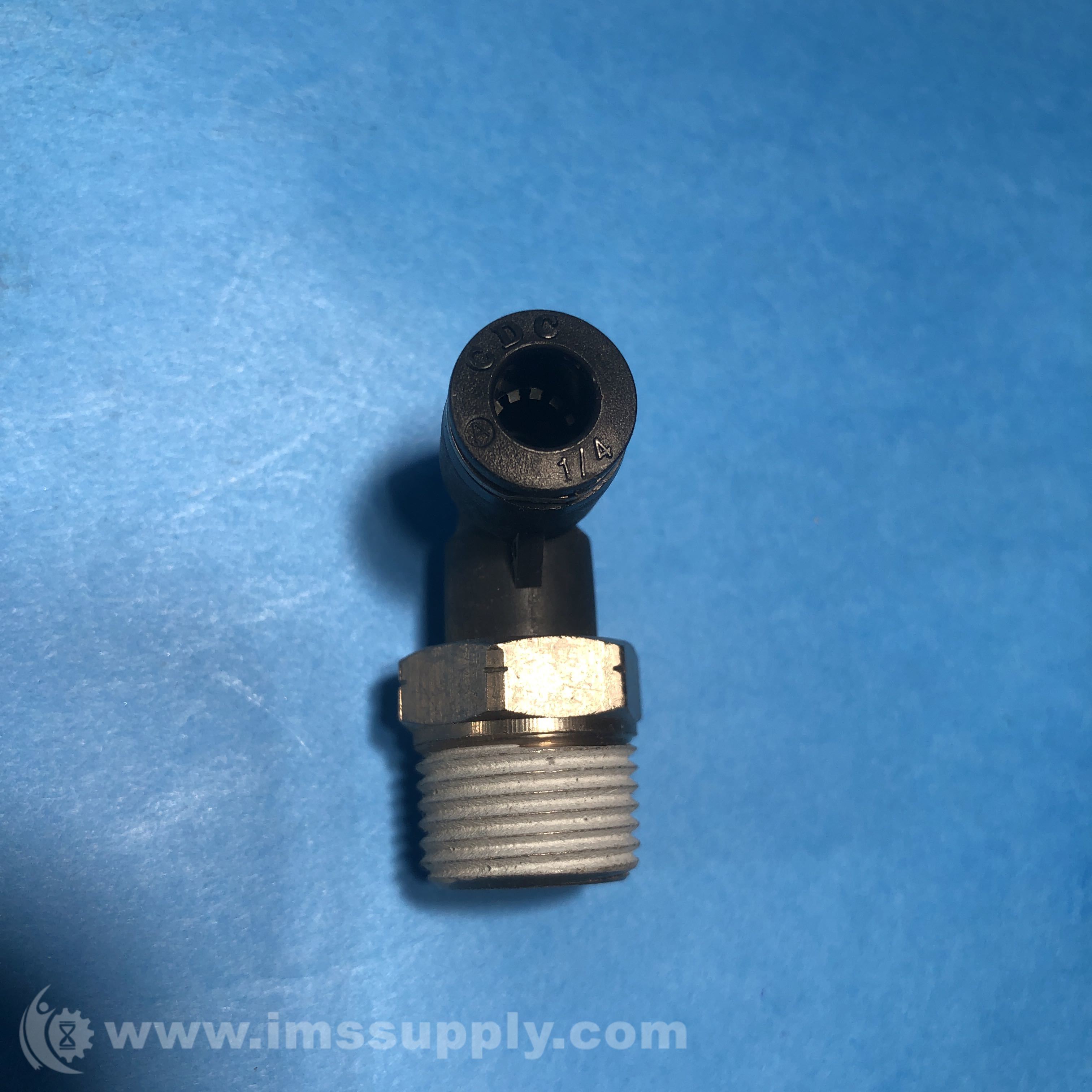 Cdc Pneumatics 1/4 inch 90 Degree Push to Connect Fitting - IMS Supply