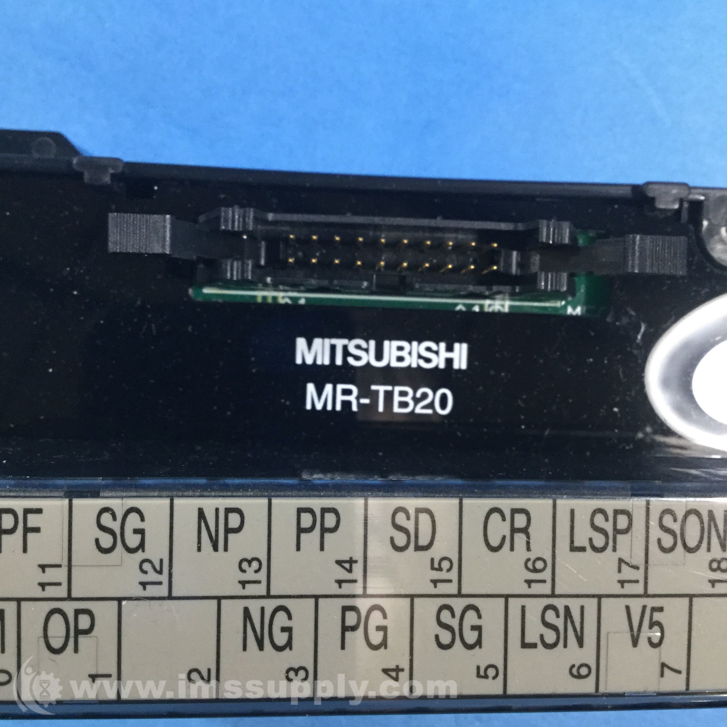 Mitsubishi MR-TB20 Terminal Block, PLC, 20WAY - IMS Supply