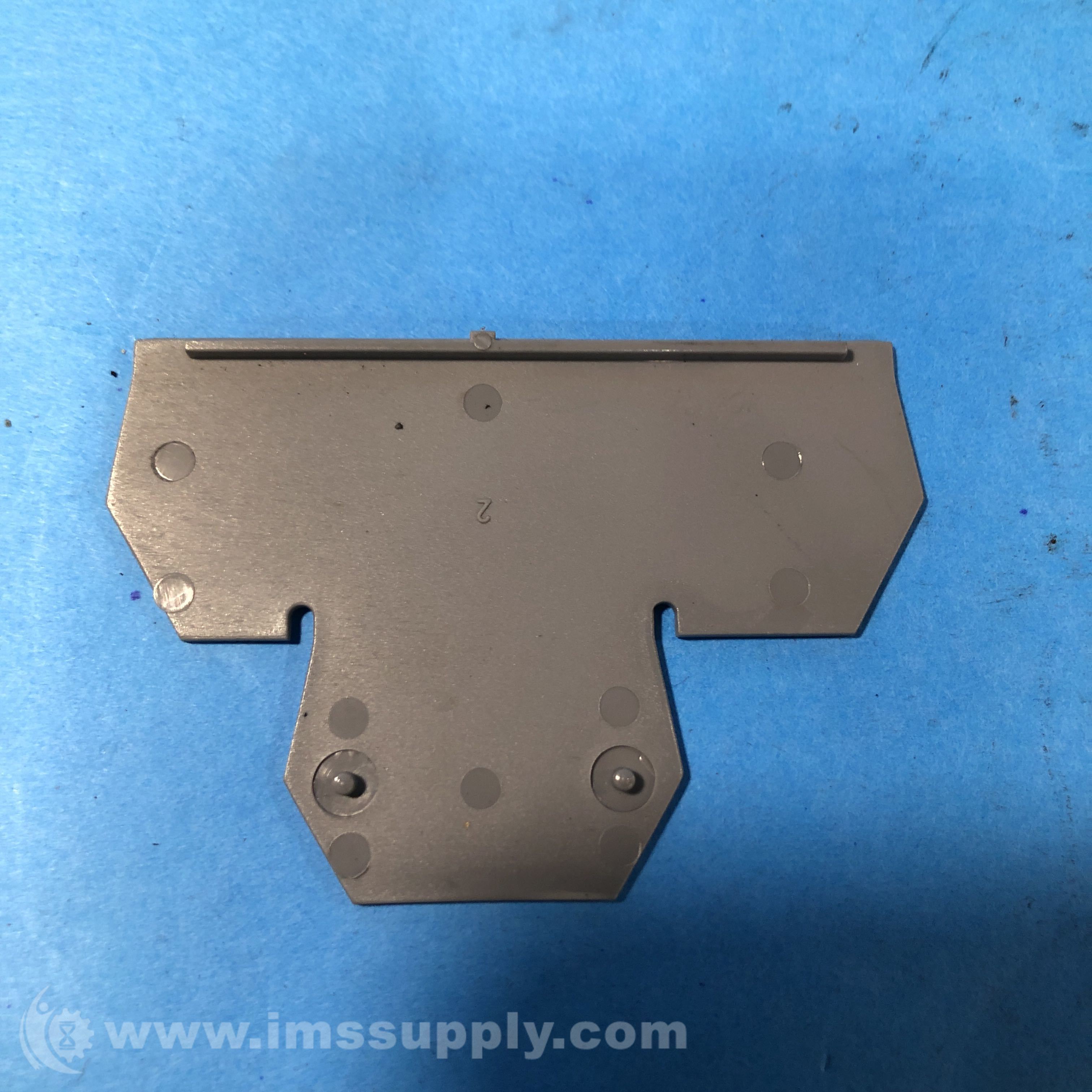 Morsettitalia 43096 Terminal Block End Plate 72X55X1.5MM - IMS Supply