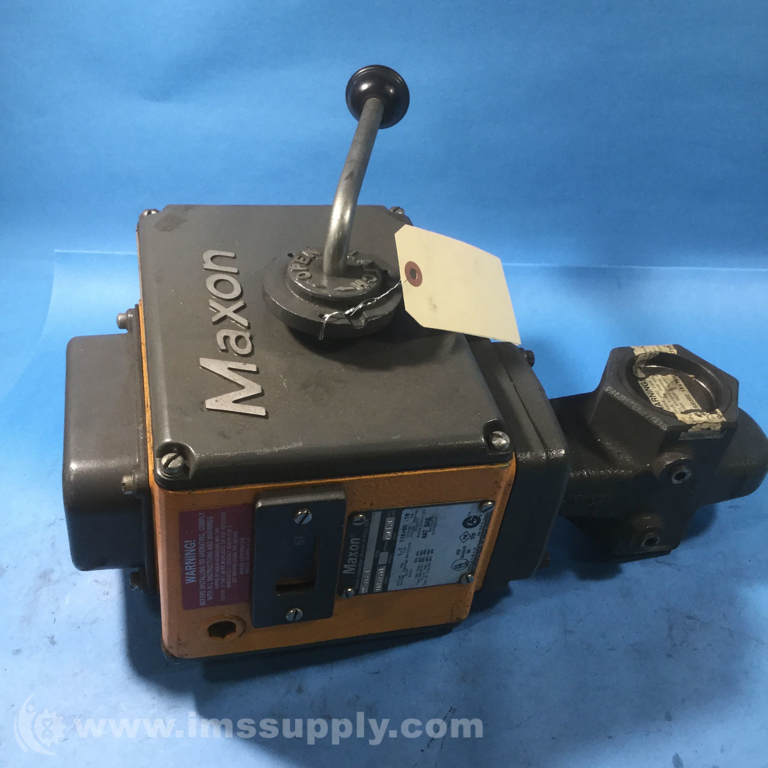 Maxon 2 808 1 Gas Shut Off Valve, 70/4.8 PSI Bar - IMS Supply