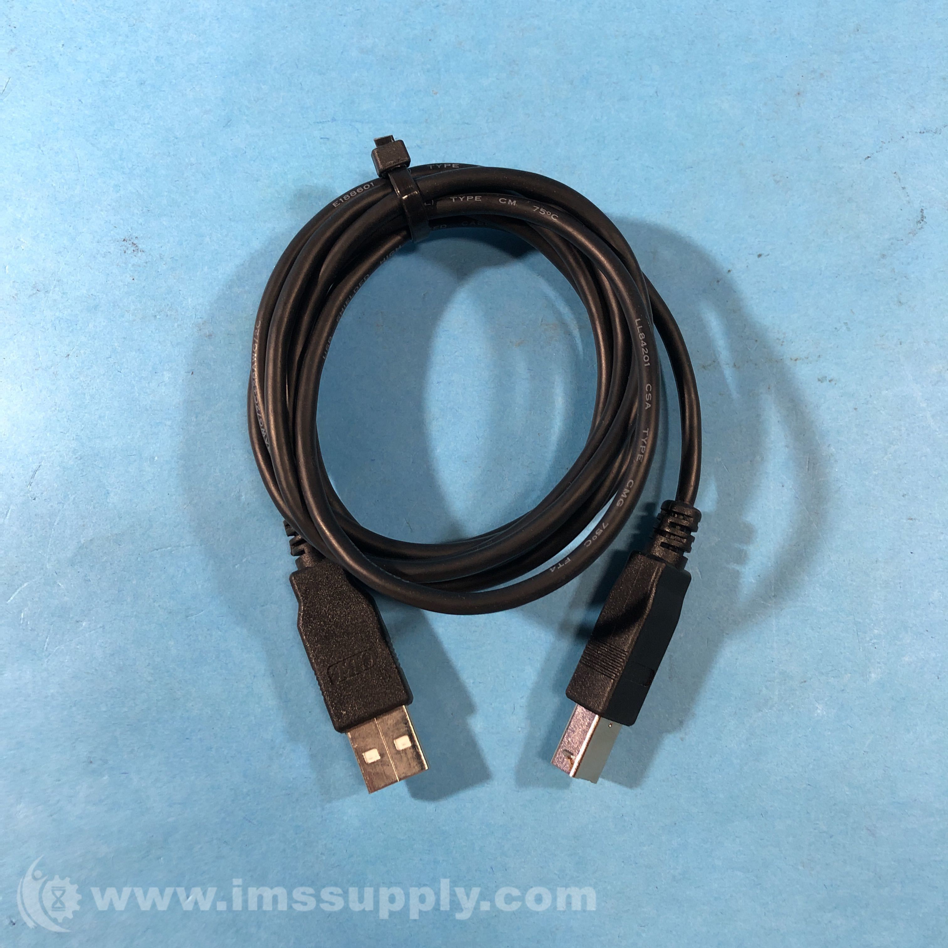 Copartner Tech E188601 LL84201 Black USB Printer Cable - IMS Supply