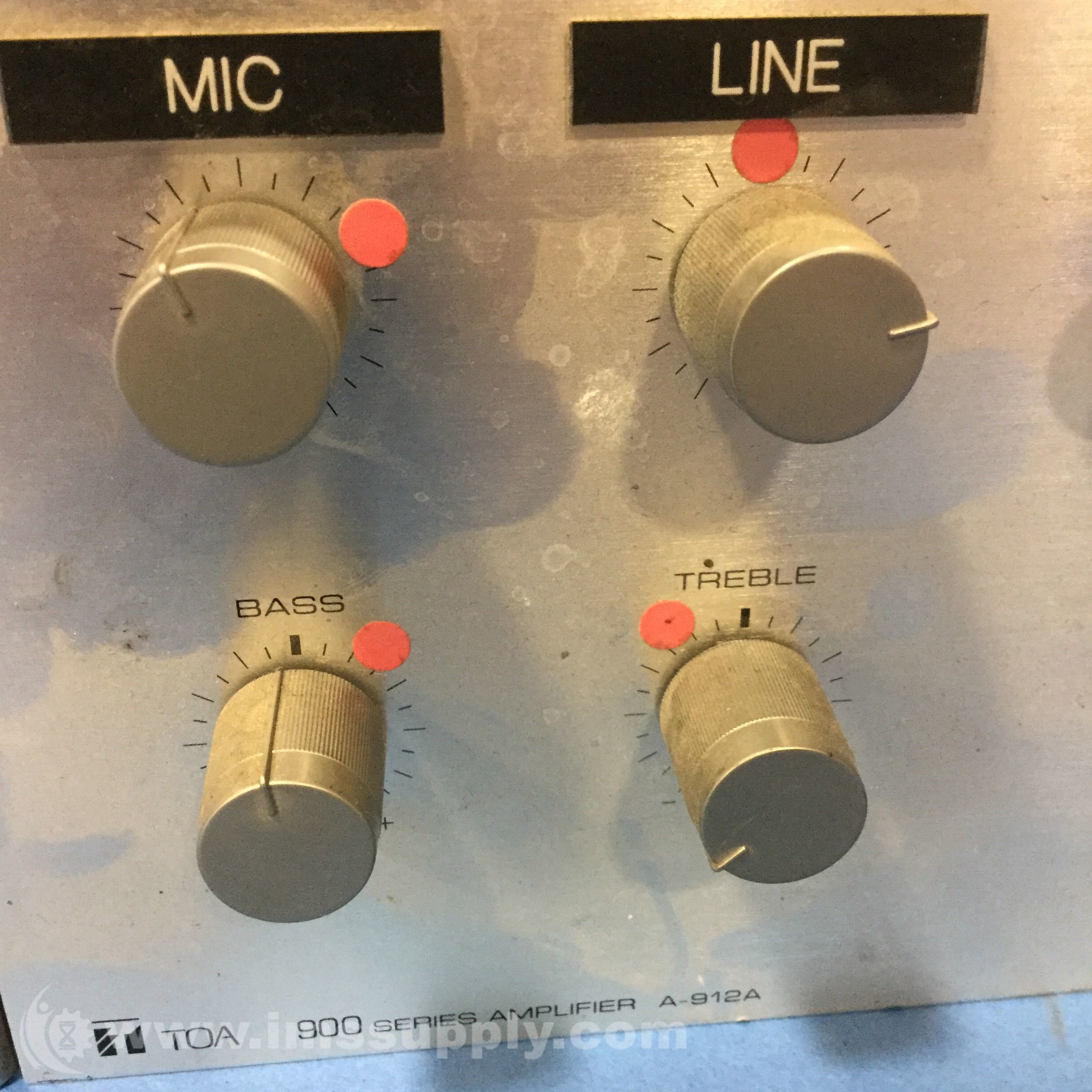 Toa Electric Co A-9112A Amplifier Mixer 900 Series 120W 8 Channel - IMS ...