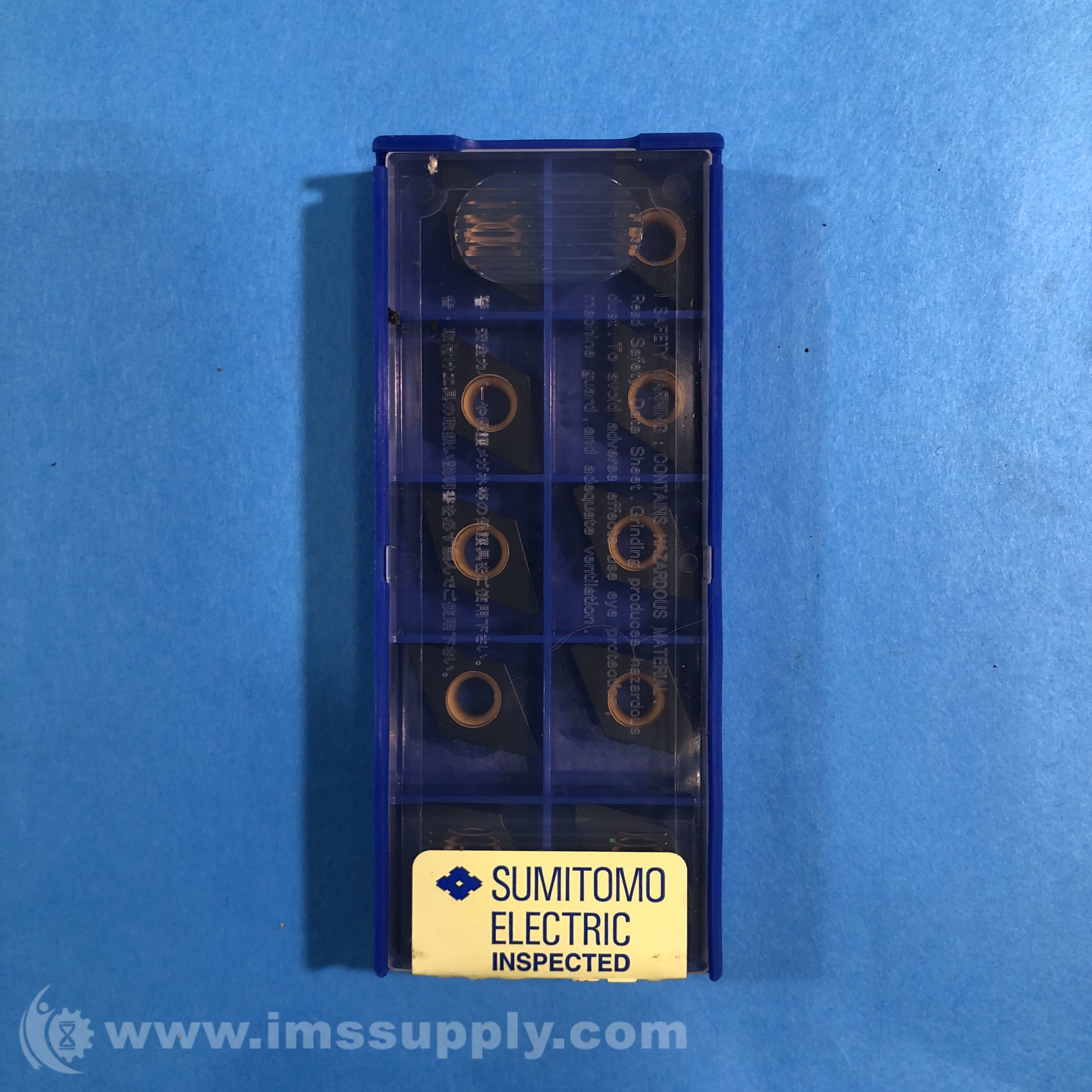 SUMITOMO ELECTRIC INDUSTRIES SU-19T2BQM Box of 10 Carbide Inserts - IMS ...