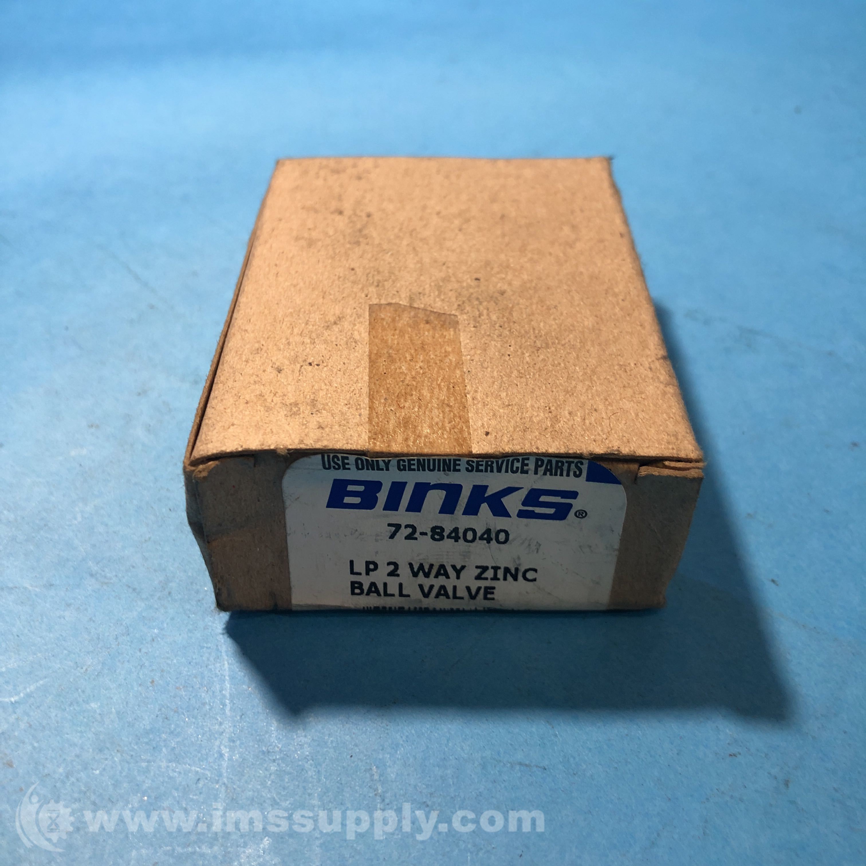 Binks 72-84040 LP 2 Way Zinc Ball Valve - IMS Supply
