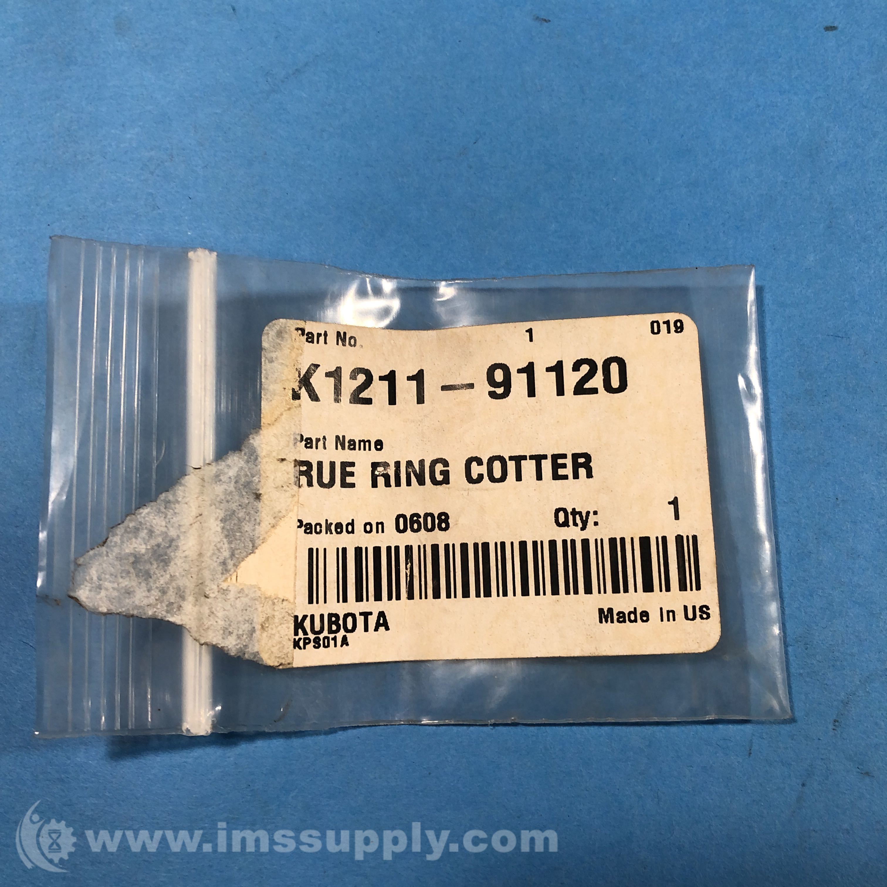 Kubota K1211-91120 Cotter Rue Ring - IMS Supply