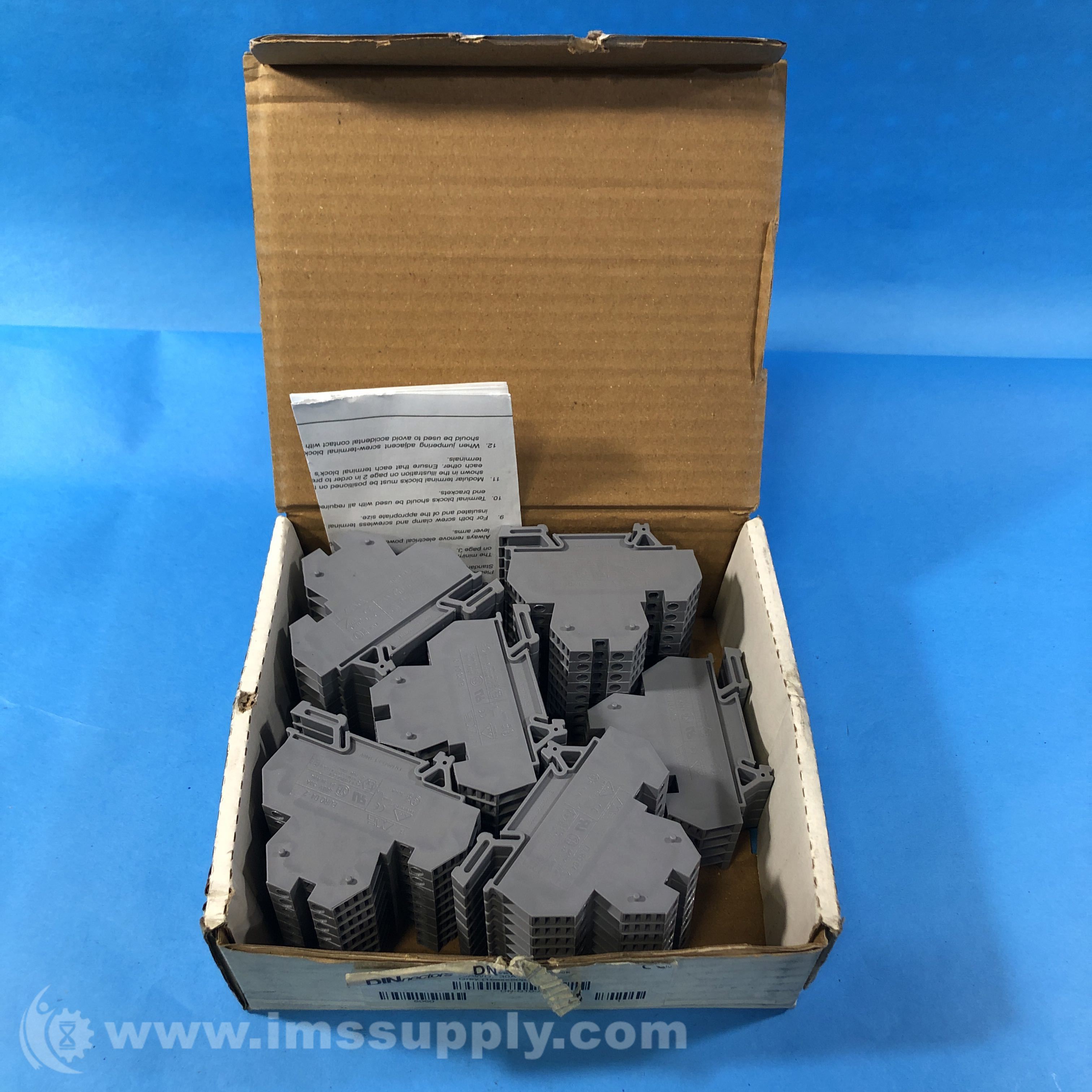 Dinnectors DN-D10-A Box of 50 Terminal Block - IMS Supply