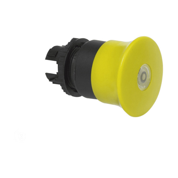 Baco Controls L22DM40-3EAYL01 22mm Yellow 40mm Mushroom PB - IMS Supply