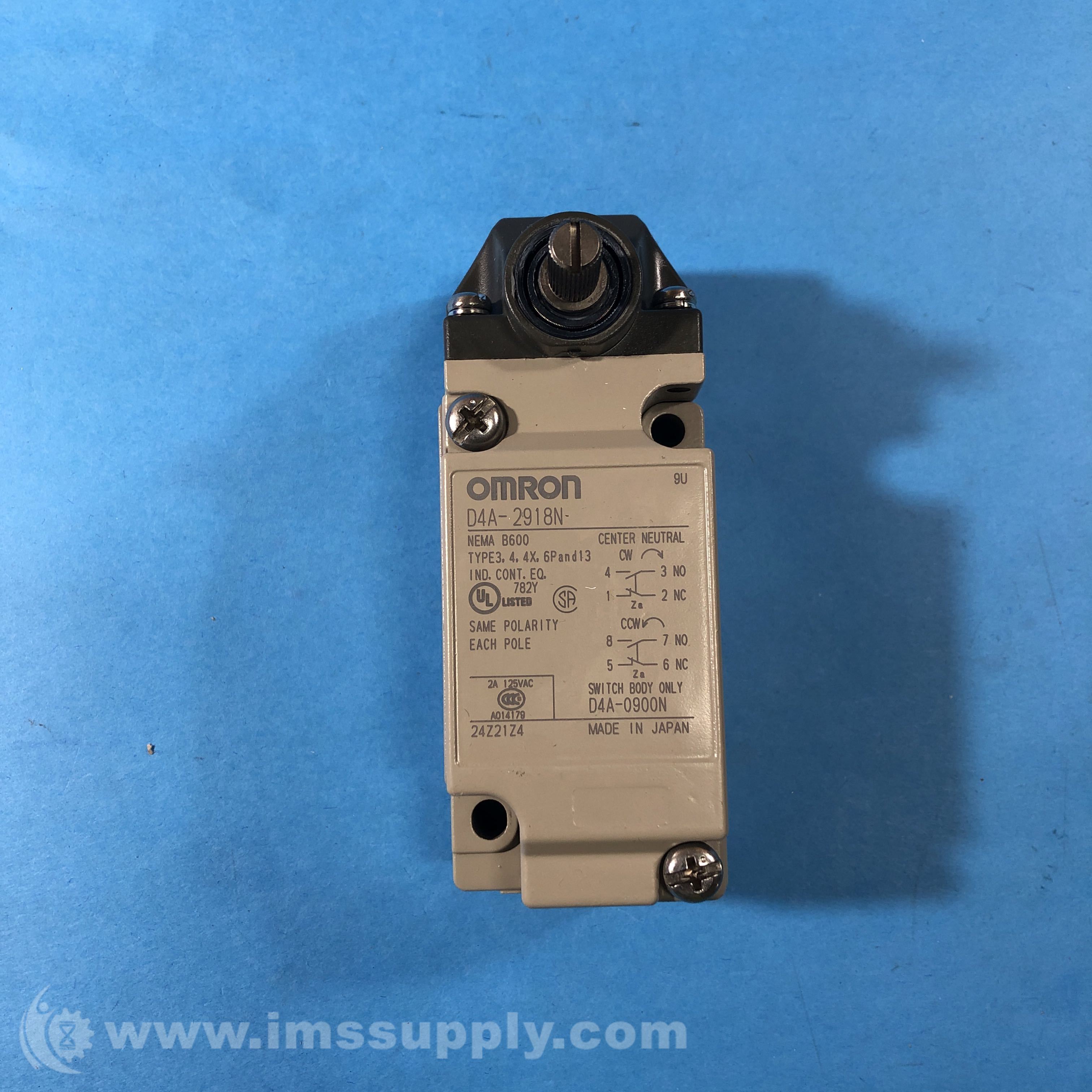 Omron D4A-2918N - IMS Supply